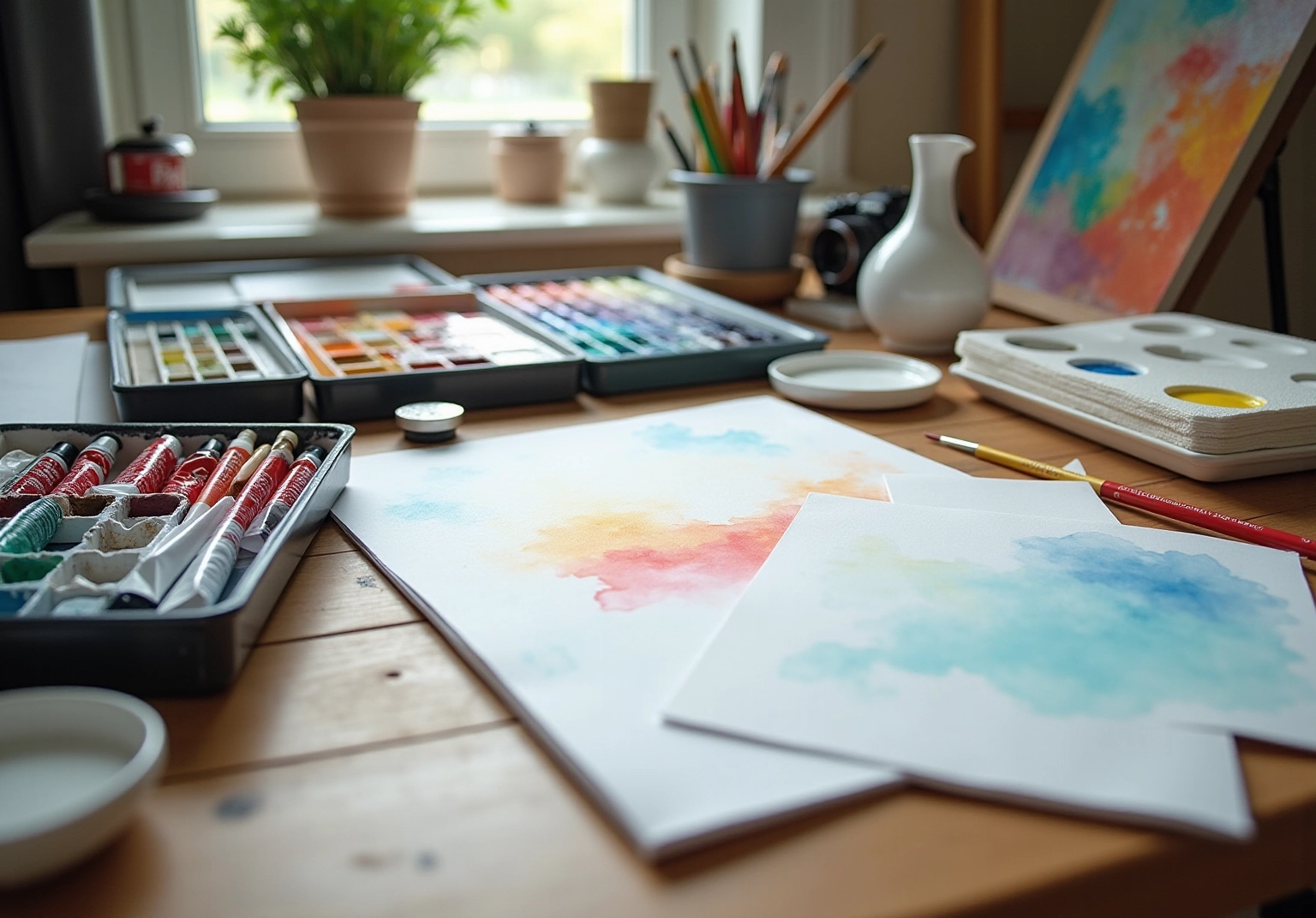 Essential Materials for Watercolor Painting Essential Materials for Watercolor Painting