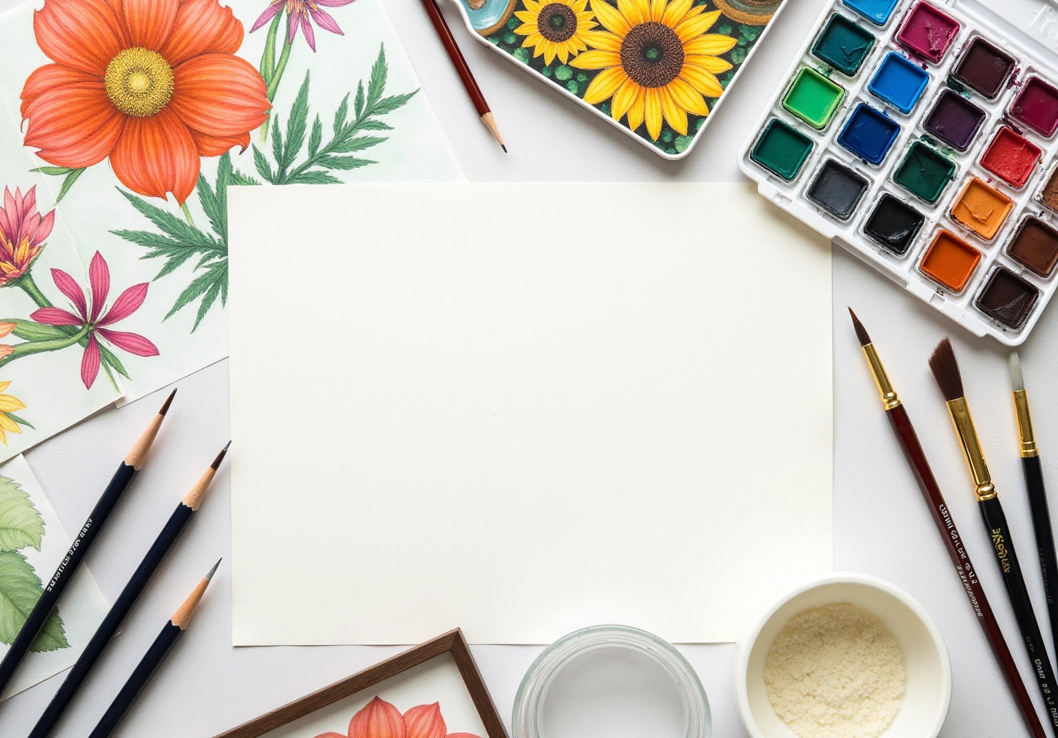 Essential Materials for Wildflower Drawing Essential Materials for Wildflower Drawing