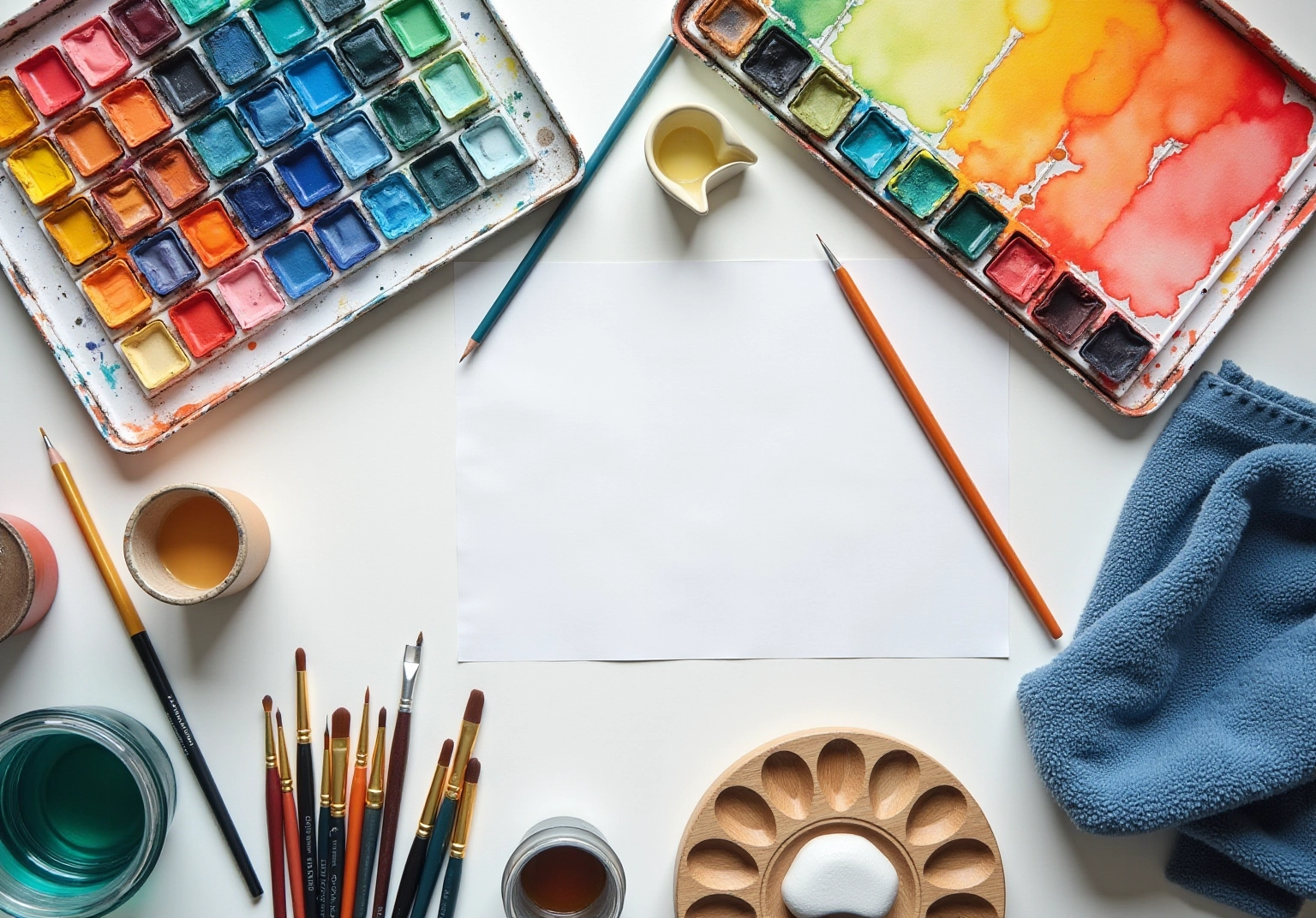 Essential Supplies for Watercolor Card Creation