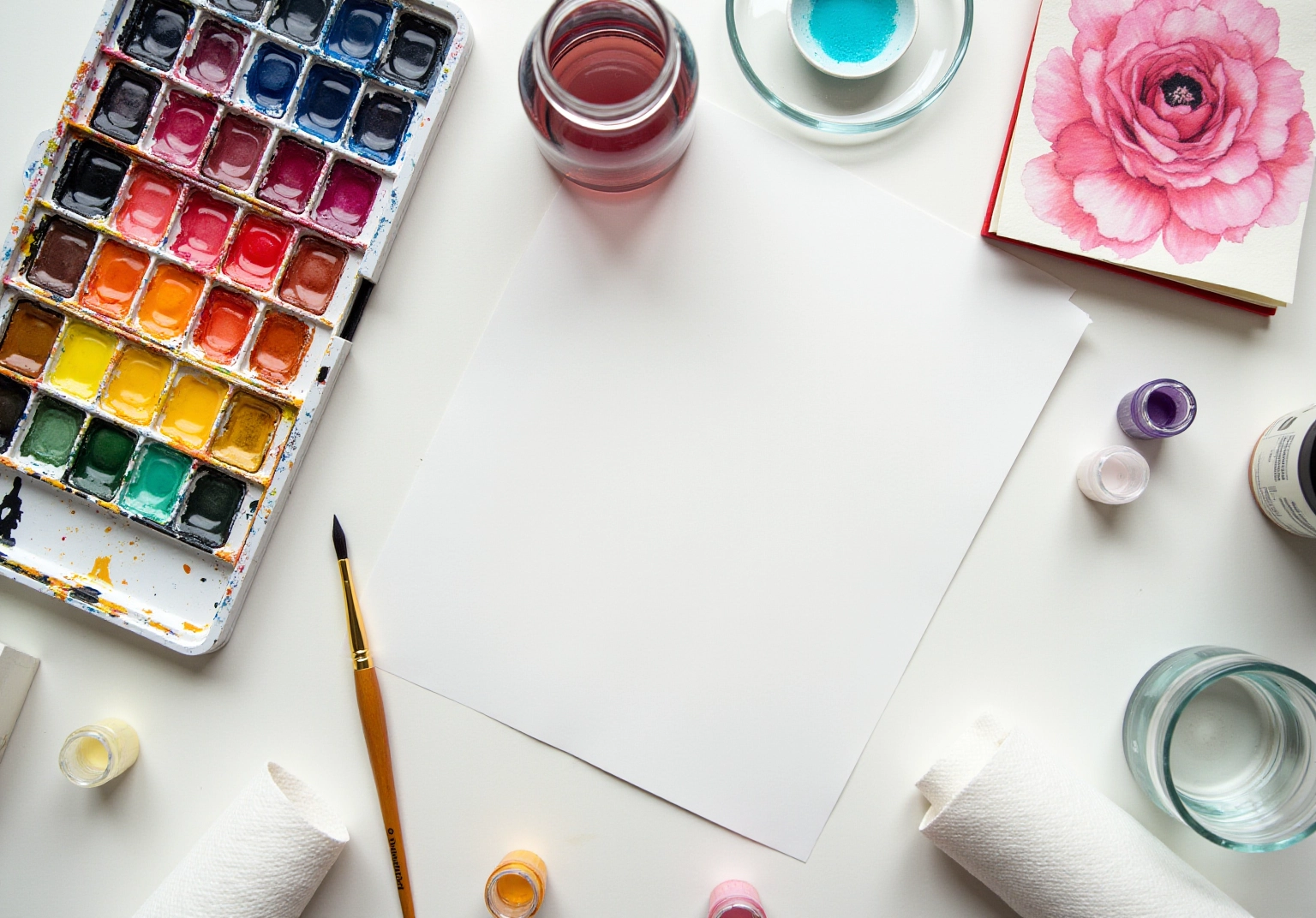 Essential Supplies for Watercolor Flower Painting