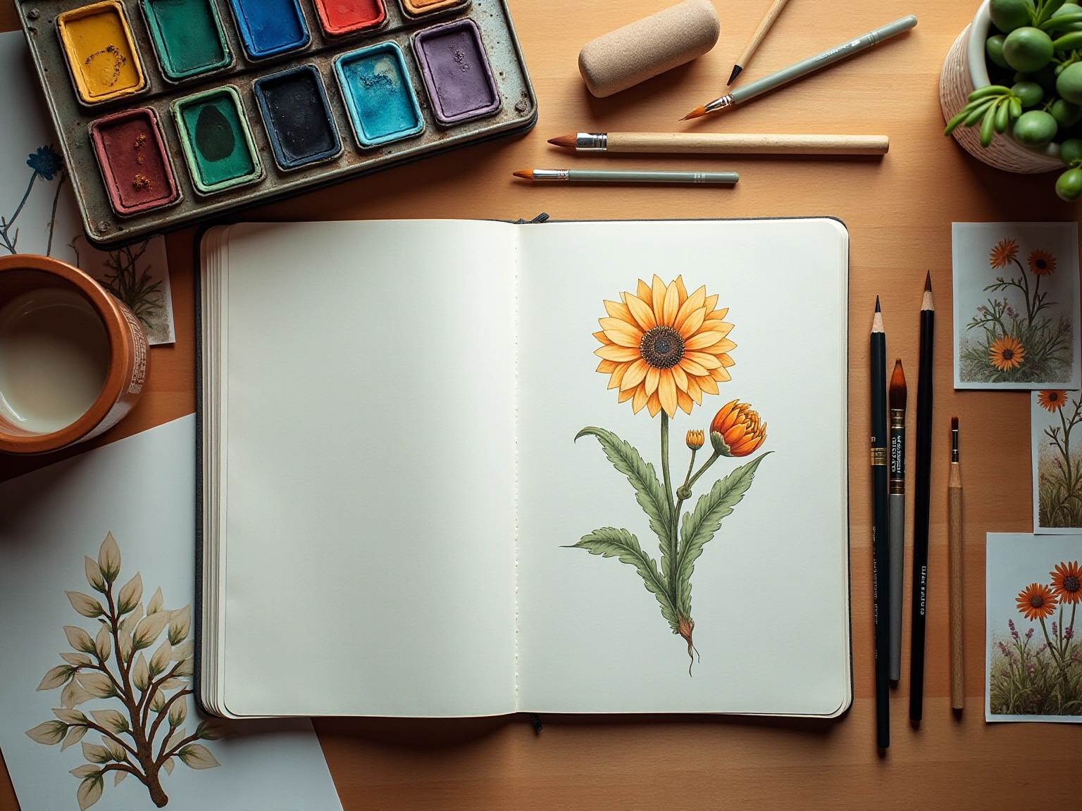 Essential Tools for Wild Flower Drawing