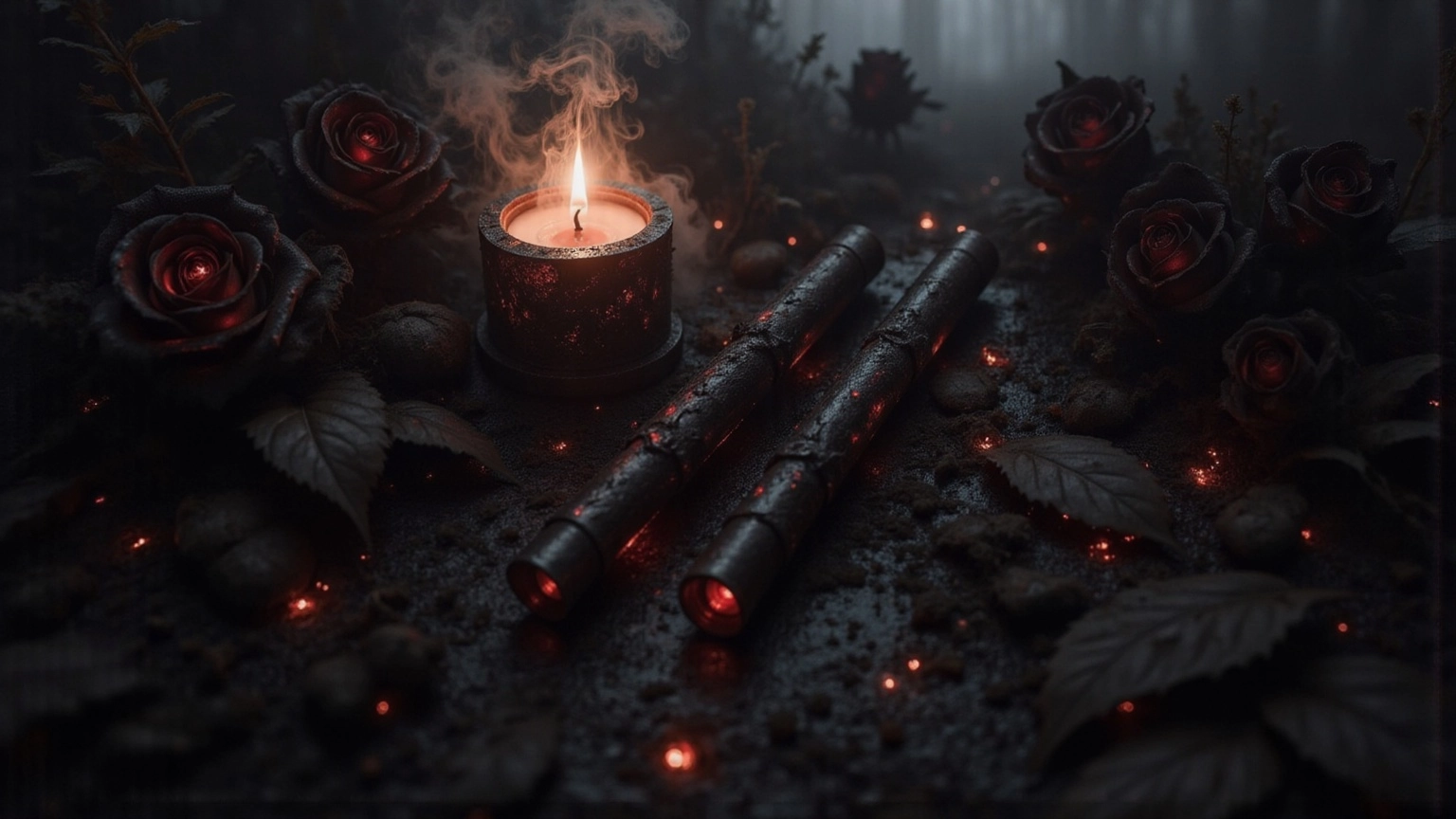 Eternal Love in a Gothic Cannabis Realm