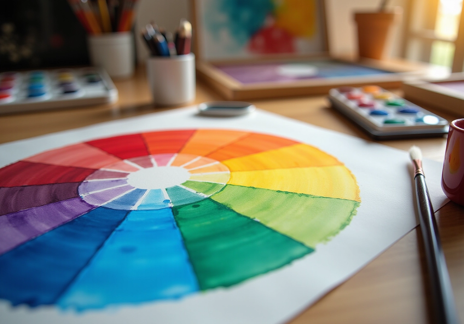 Exploring Basic Color Theory in an Art Studio Exploring Basic Color Theory in an Art Studio