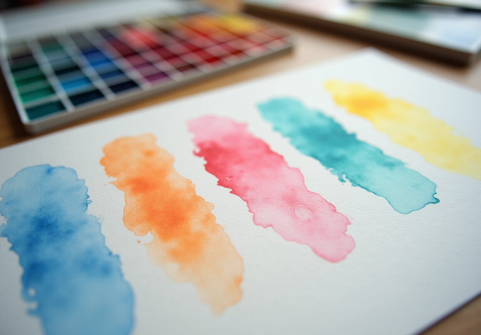 Exploring Colored Watercolor Paper Exploring Colored Watercolor Paper