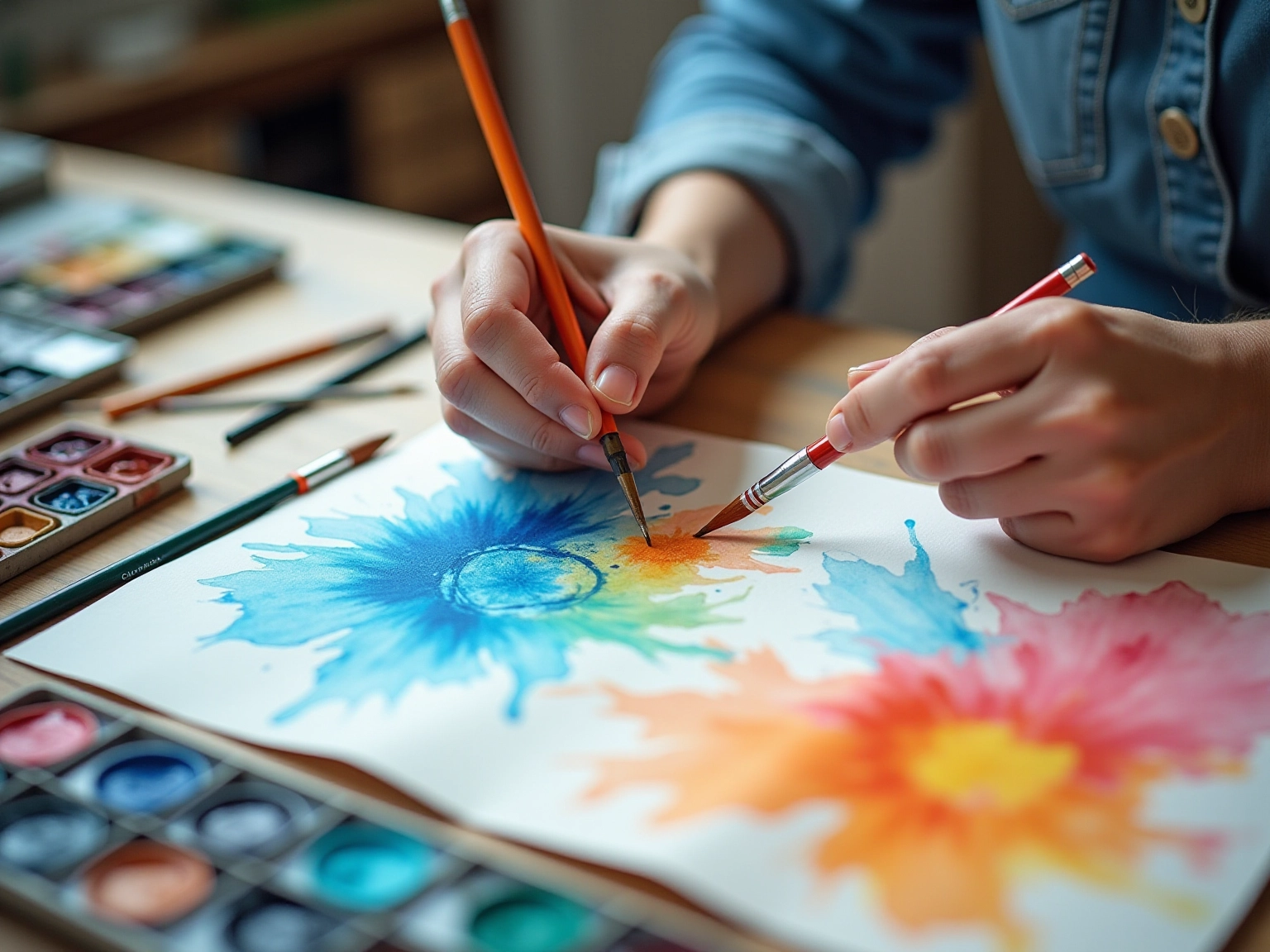 Exploring Mark Making in Abstract Watercolor Art Exploring Mark Making in Abstract Watercolor Art