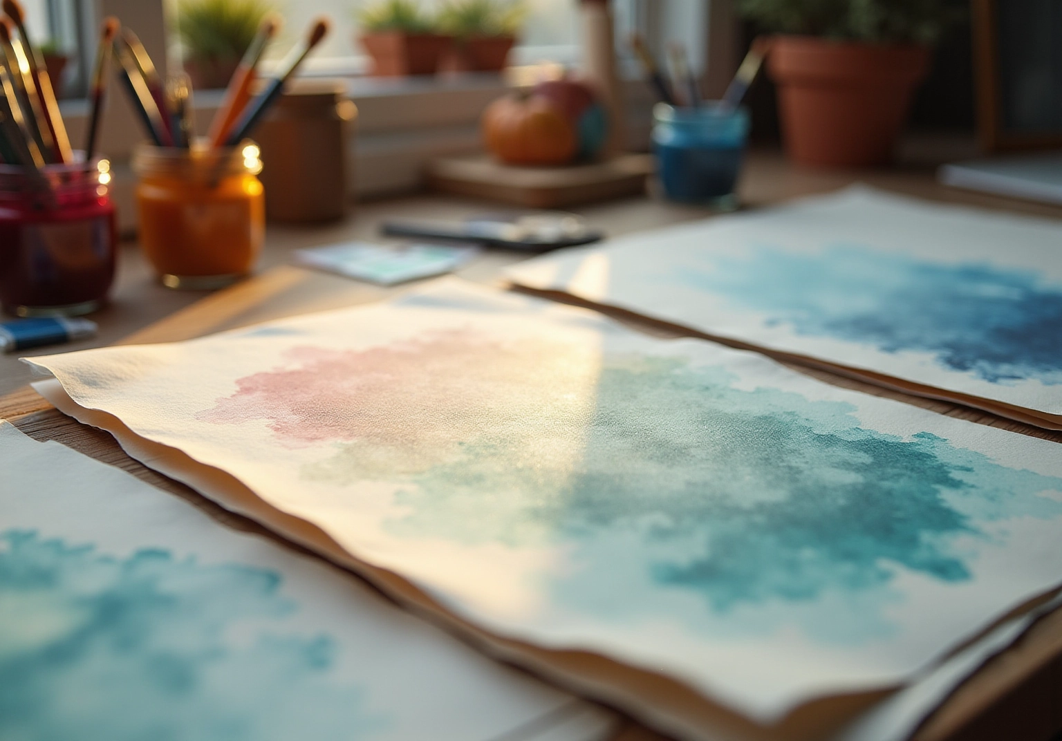 Exploring Textured Watercolor Paper Exploring Textured Watercolor Paper