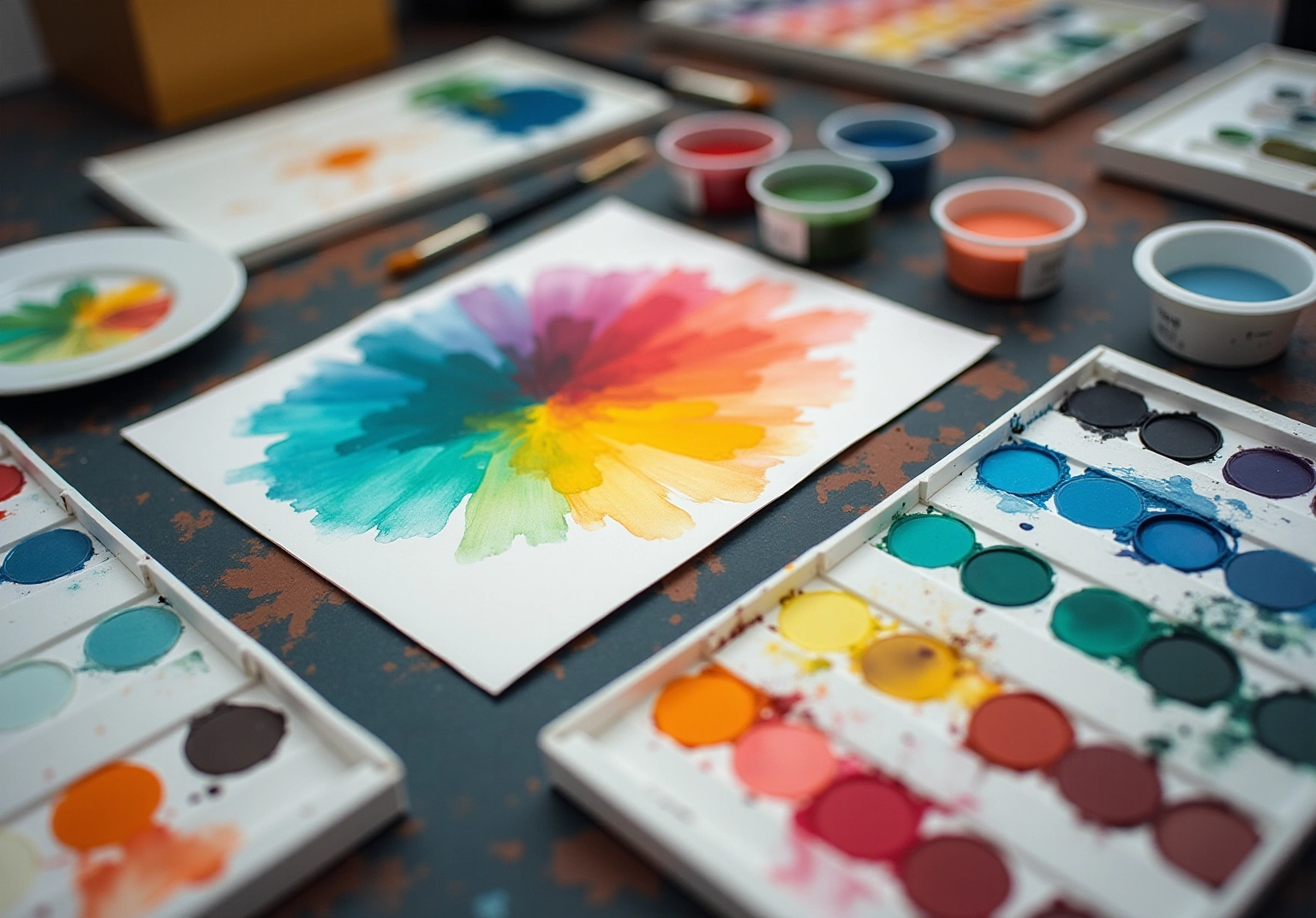 Exploring Watercolor Paint Sets