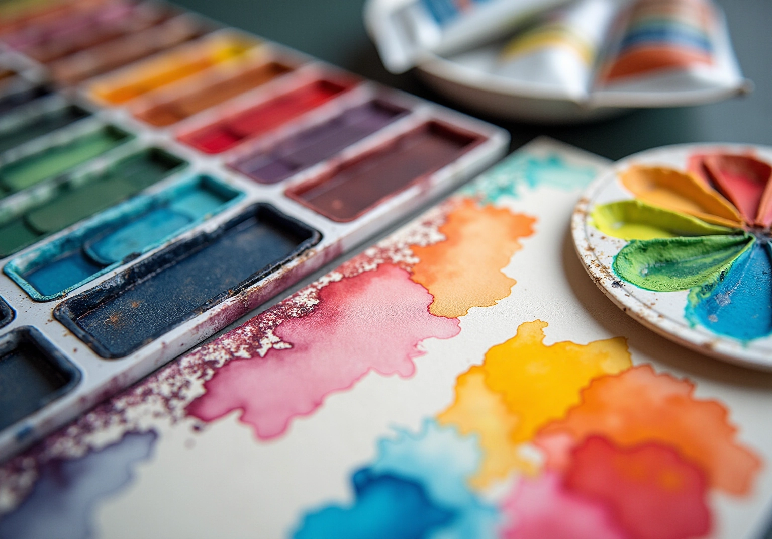 Exploring Watercolor Paints Exploring Watercolor Paints