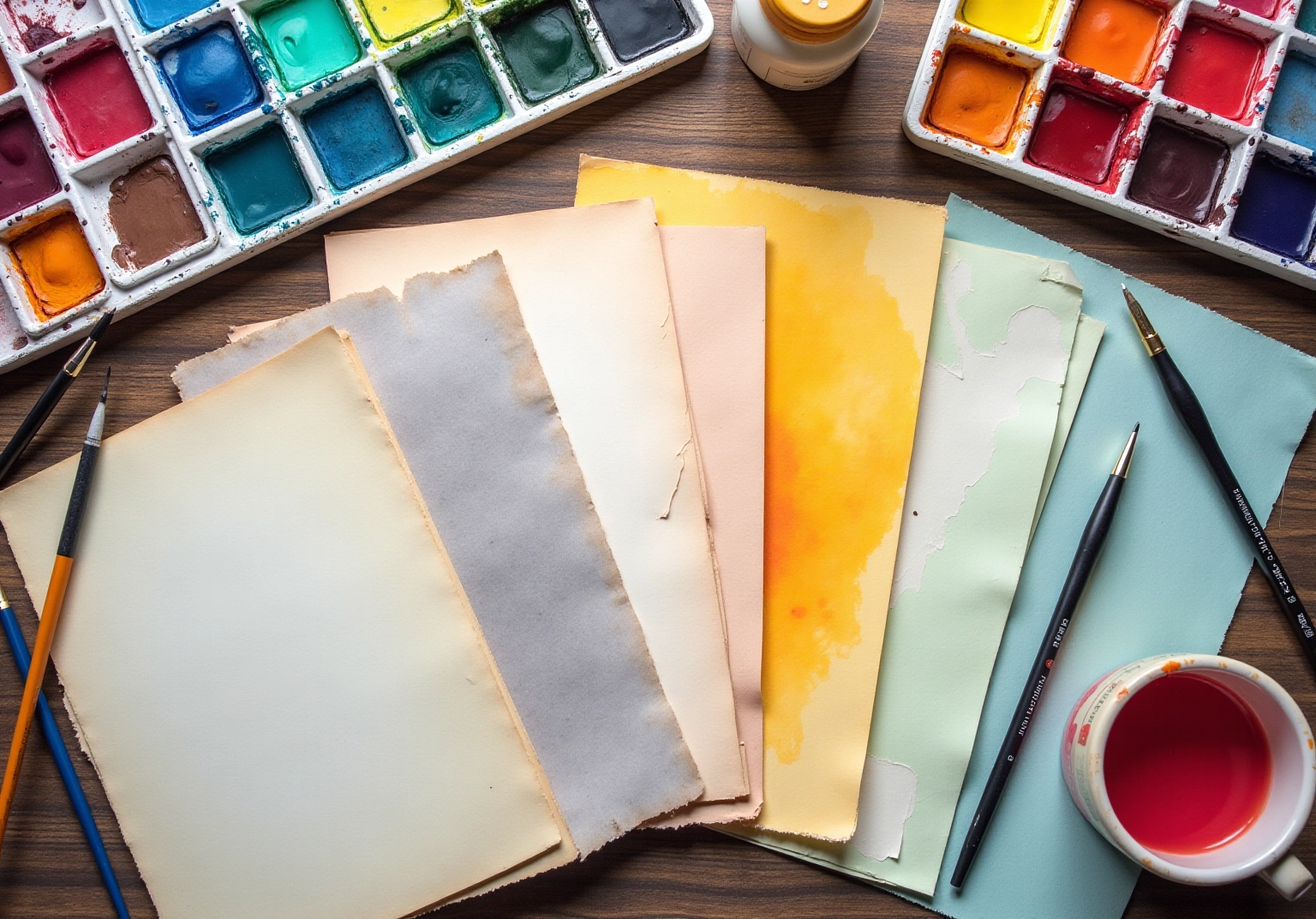 Exploring Watercolor Paper Characteristics Exploring Watercolor Paper Characteristics