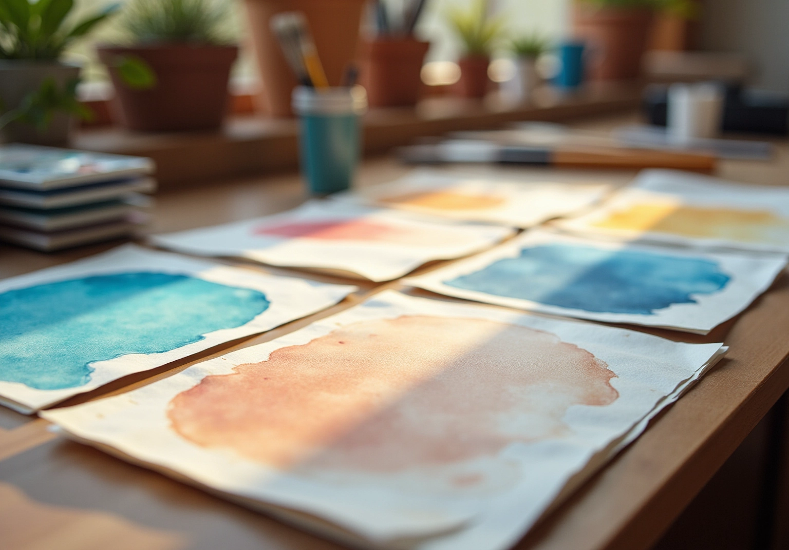Exploring Watercolor Paper Features Exploring Watercolor Paper Features