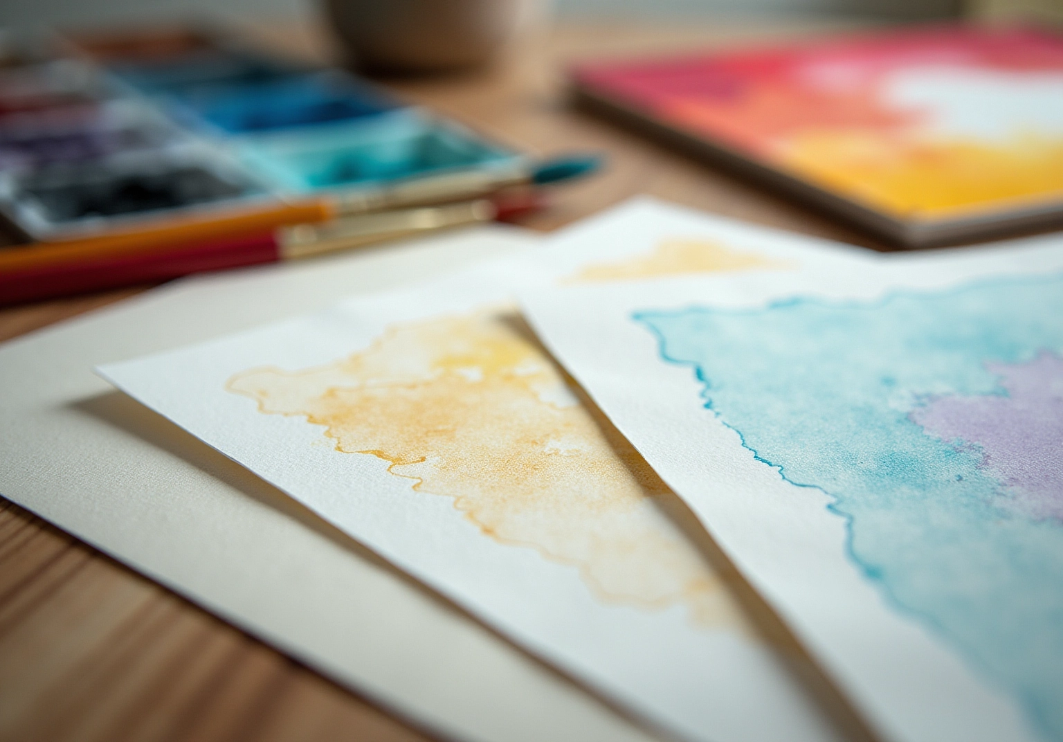 Exploring Watercolor Textures Exploring Watercolor Textures
