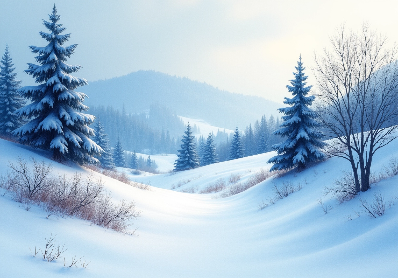 Exploring Winter Watercolor Techniques Exploring Winter Watercolor Techniques