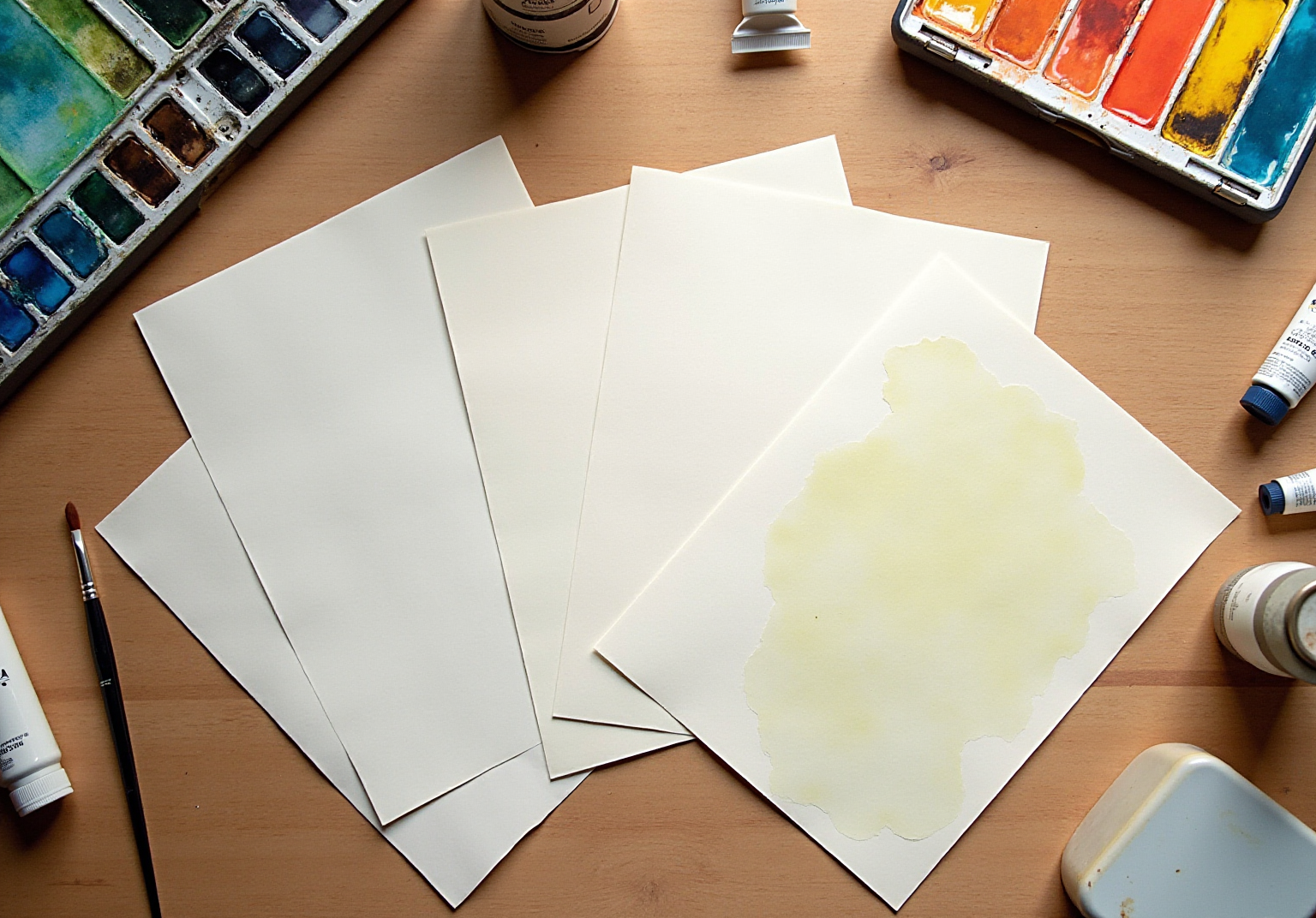 Exploring Watercolor Paper Characteristics