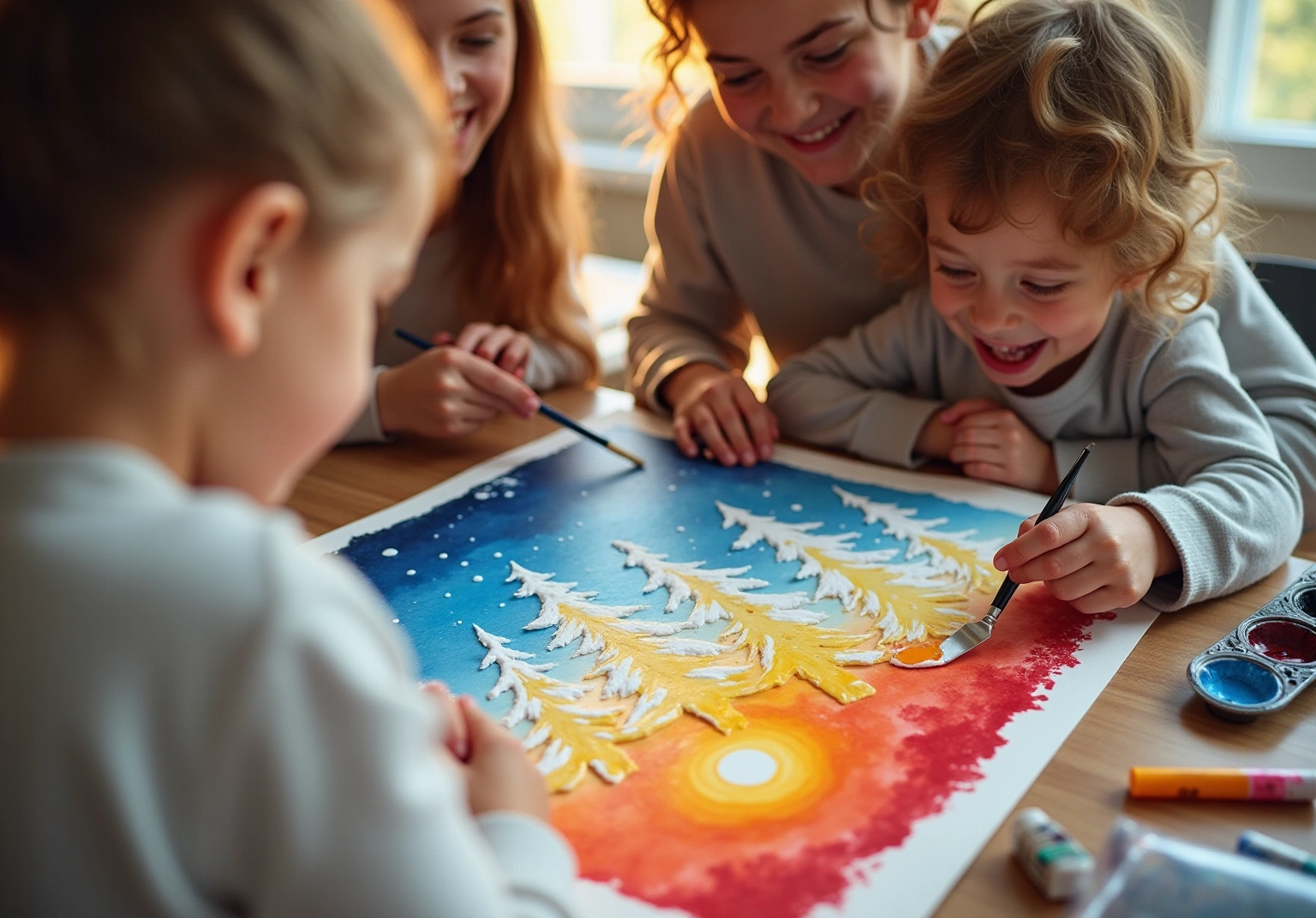 Family Watercolor Art Project Family Watercolor Art Project