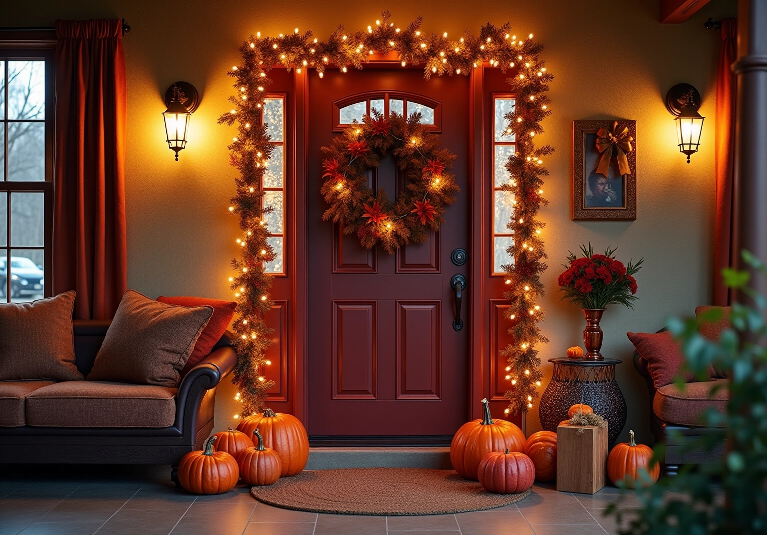Festive Seasonal Décor in a Cozy Home