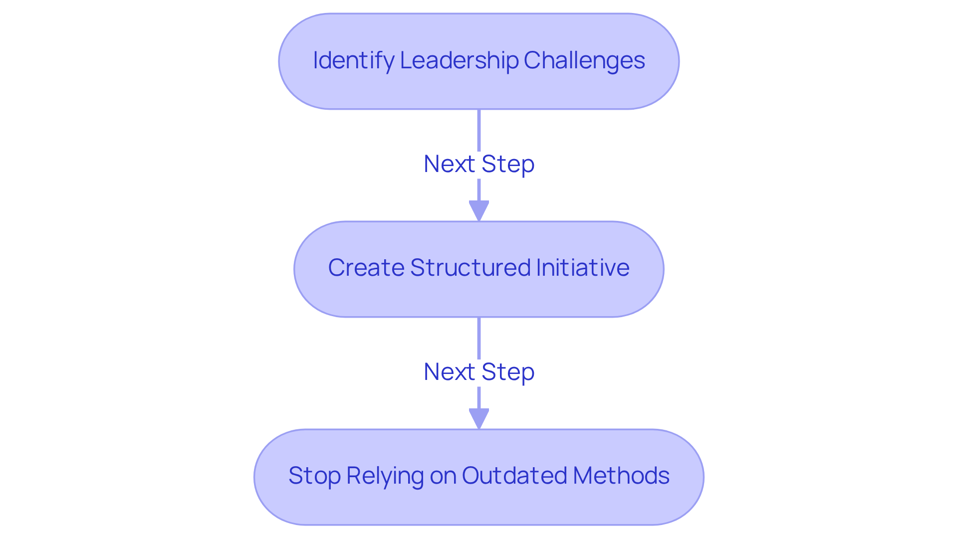 Follow the arrows to see the steps you need to take as a leader. Each box represents an important action to help you and your organization succeed. Follow the arrows to see the steps you need to take as a leader. Each box represents an important action to help you and your organization succeed.
