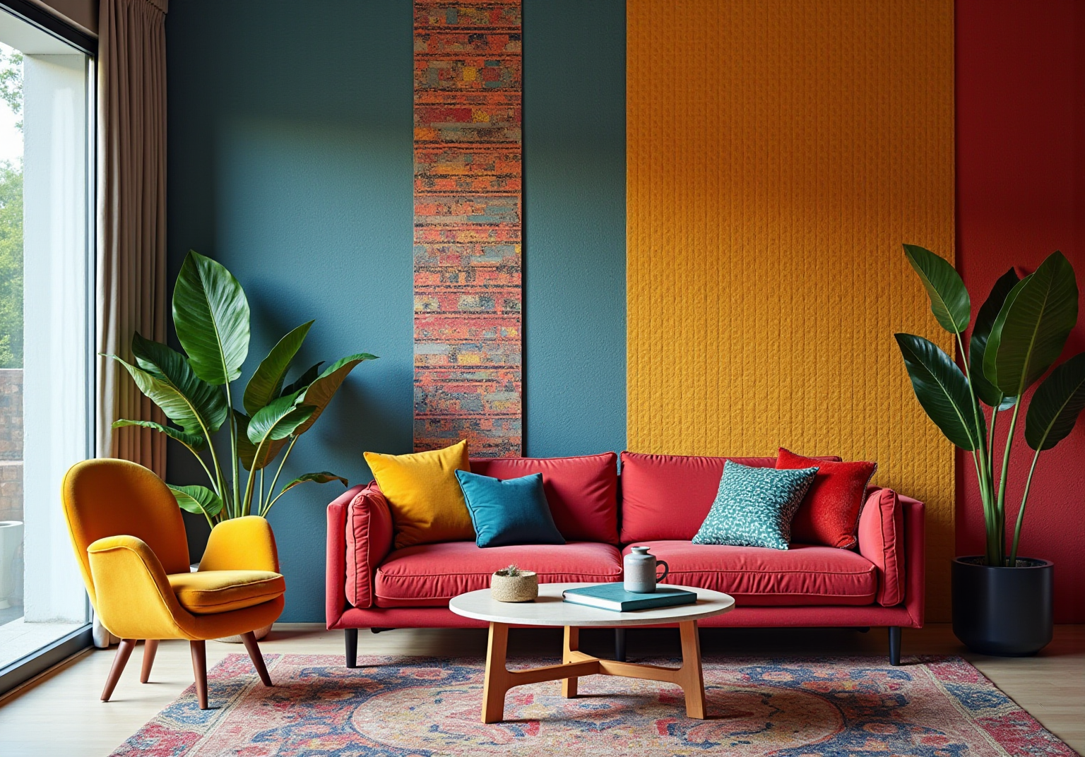 Stylish Interior with Repeat Patterns Stylish Interior with Repeat Patterns