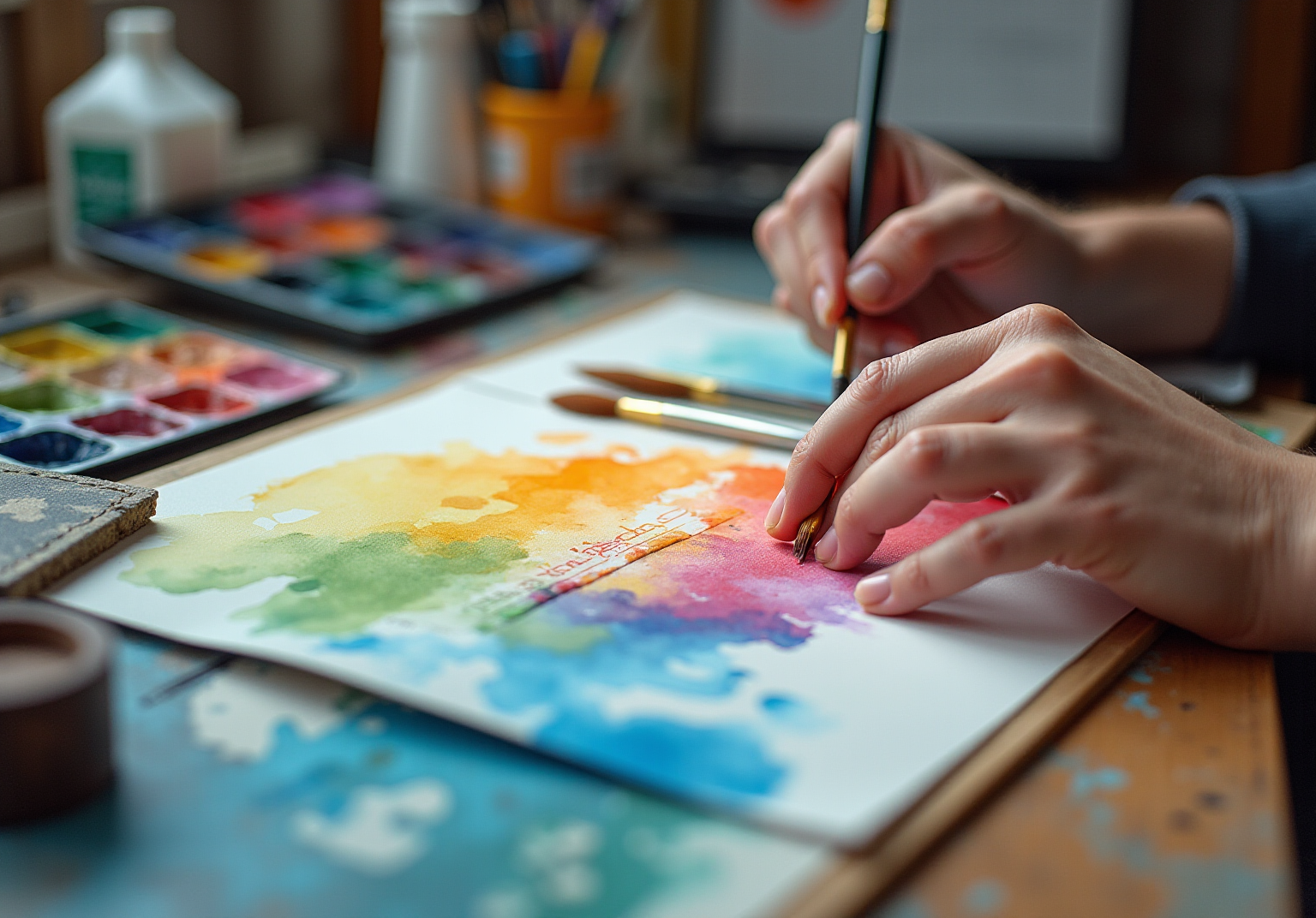 Overcoming Watercolor Challenges in the Studio