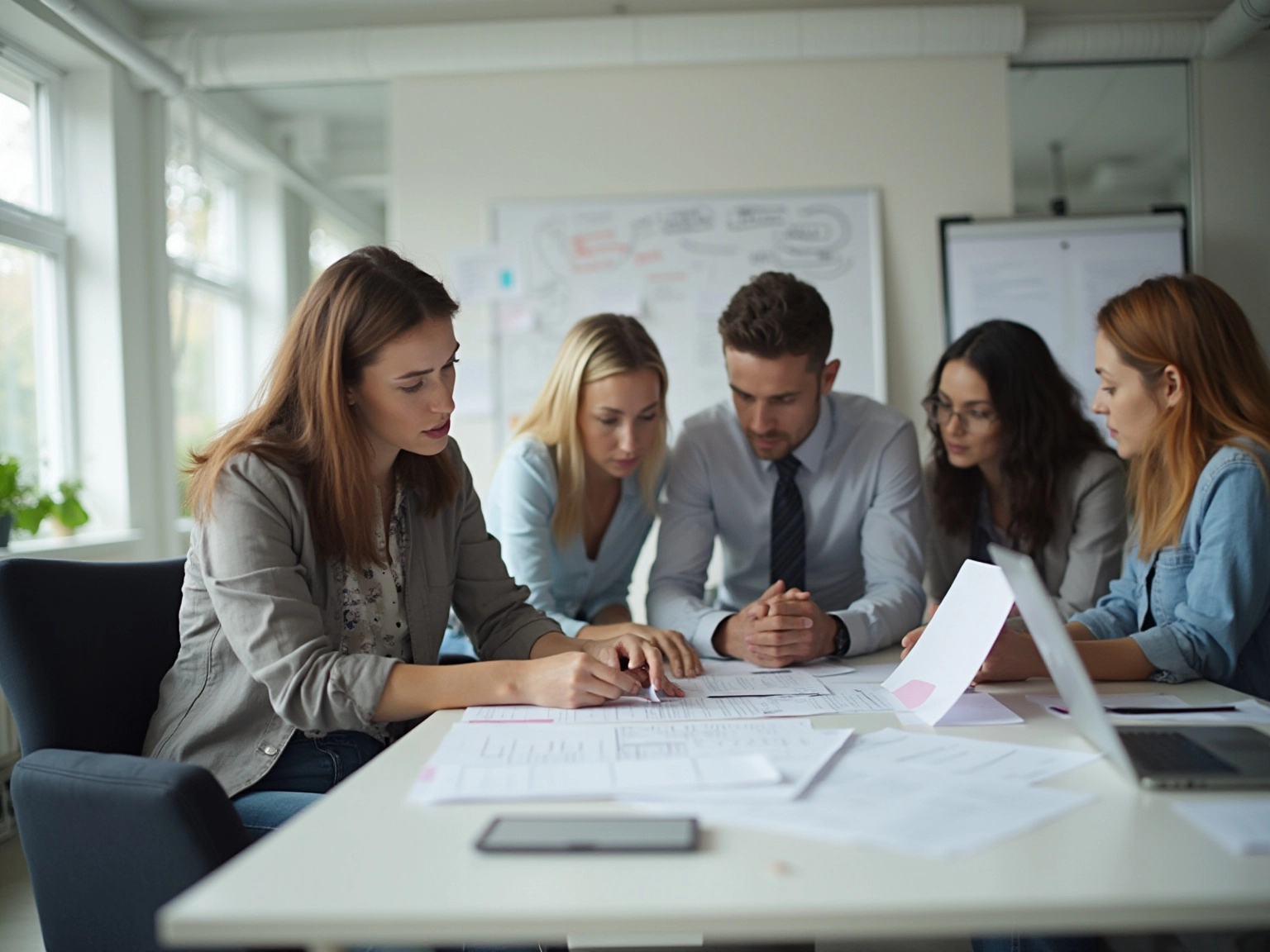 Focused Team in Grant Application Process
