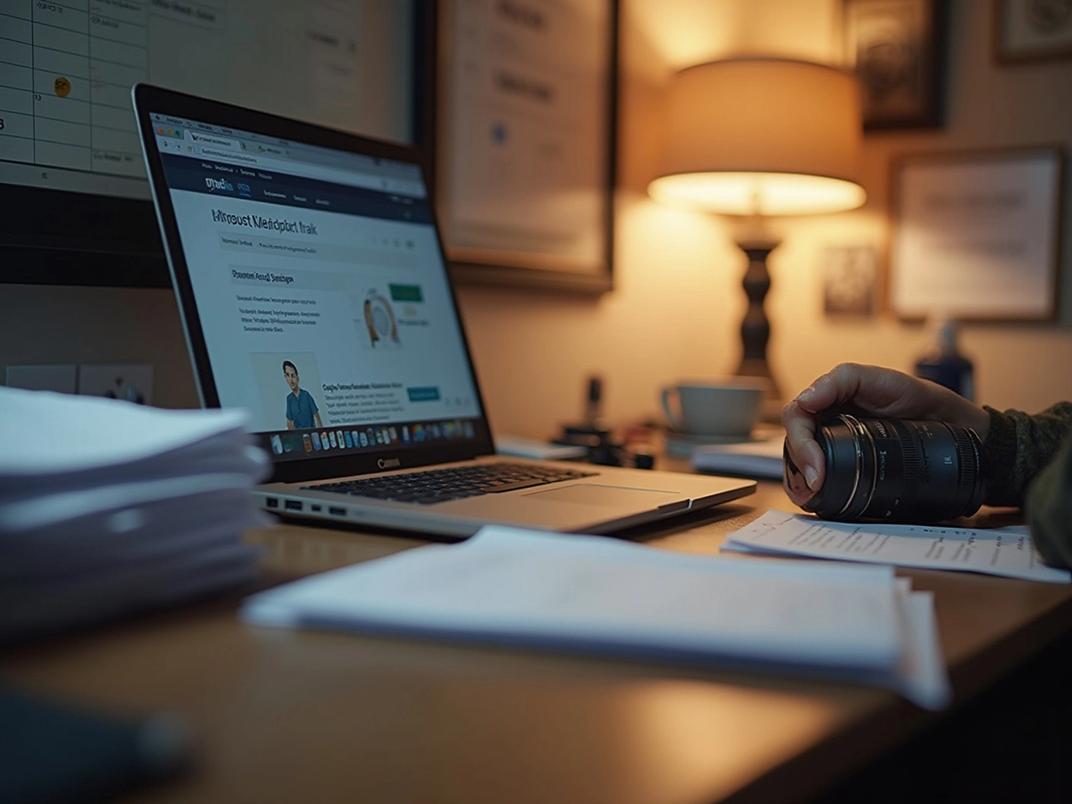 Focused Workspace for Military Grant Applications