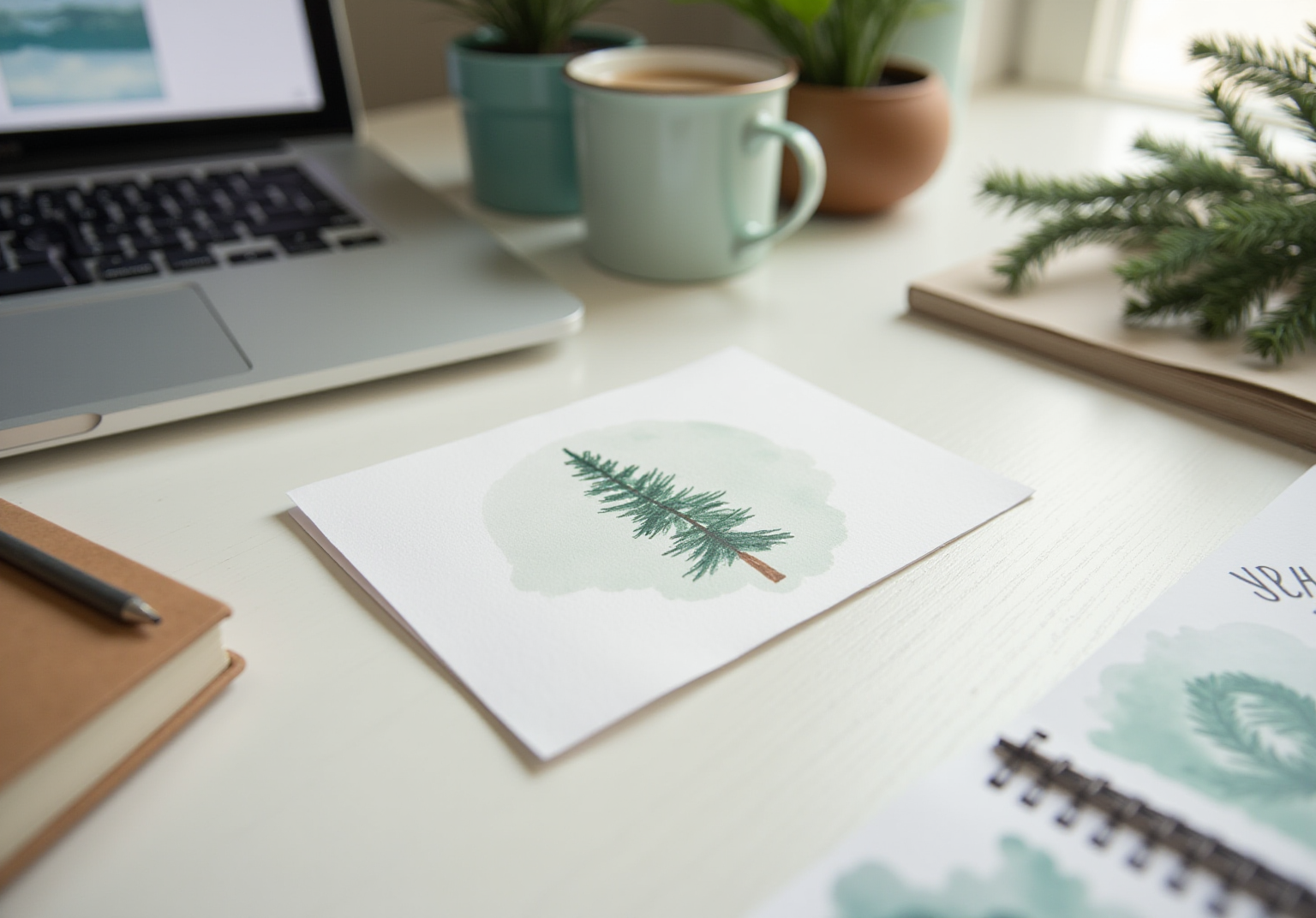Minimalist Holiday Card Design Minimalist Holiday Card Design