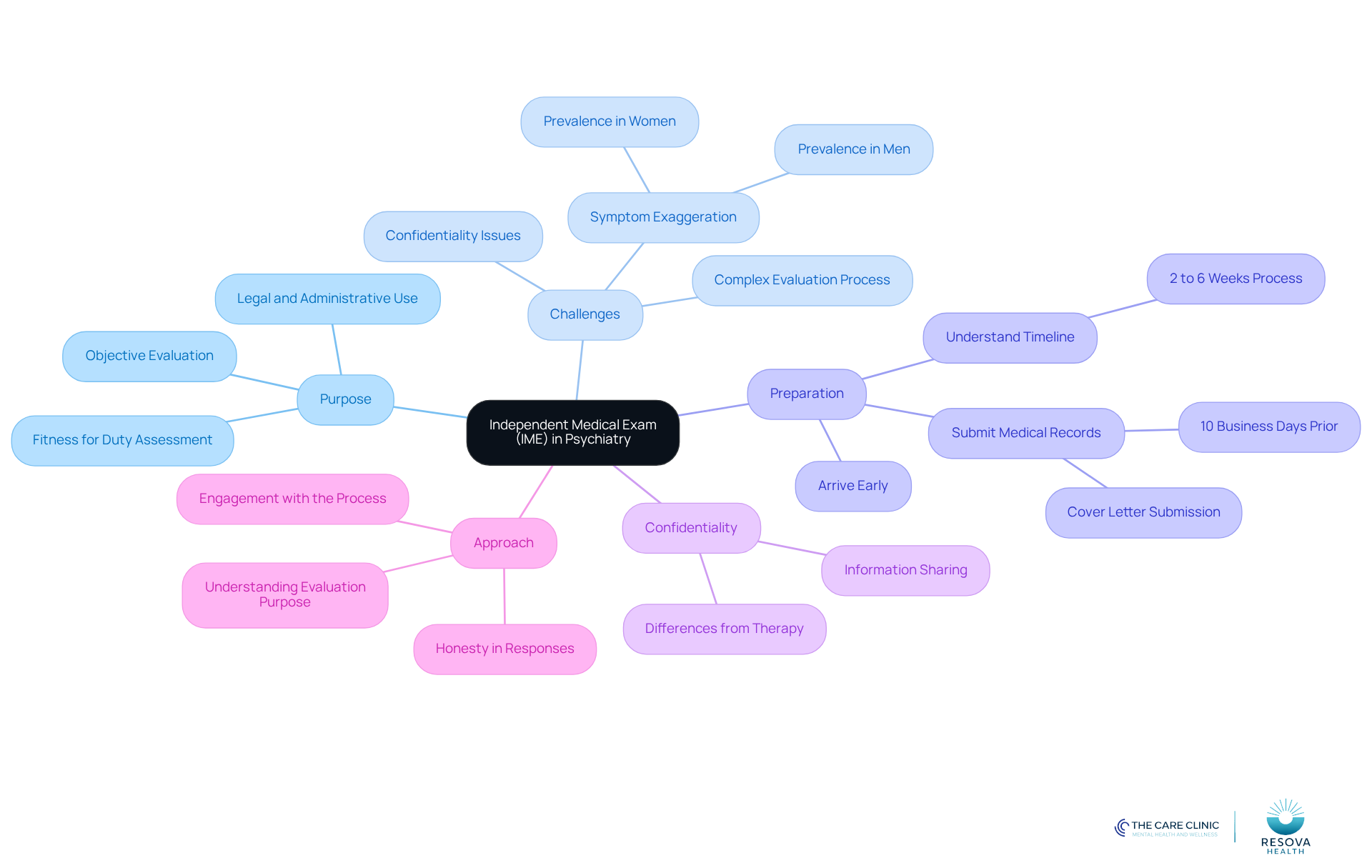 The center represents the IME, with branches showing its purpose, challenges, and how to prepare. Each branch helps you see what to focus on for a successful exam. The center represents the IME, with branches showing its purpose, challenges, and how to prepare. Each branch helps you see what to focus on for a successful exam.