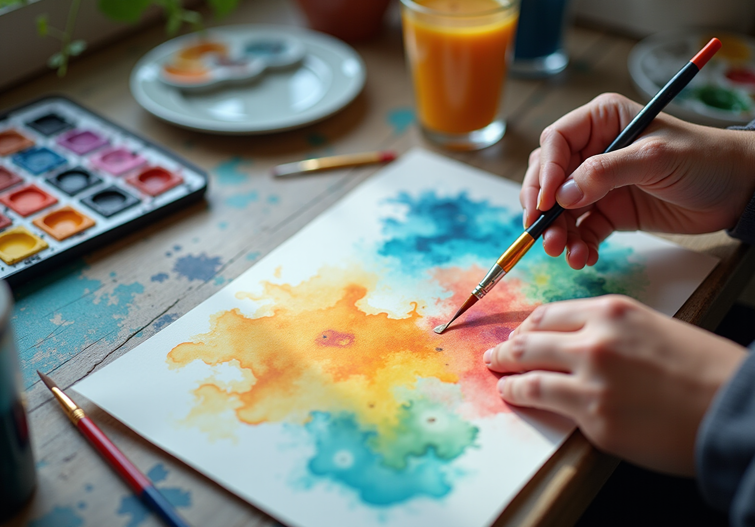 Exploring Watercolor Techniques Exploring Watercolor Techniques