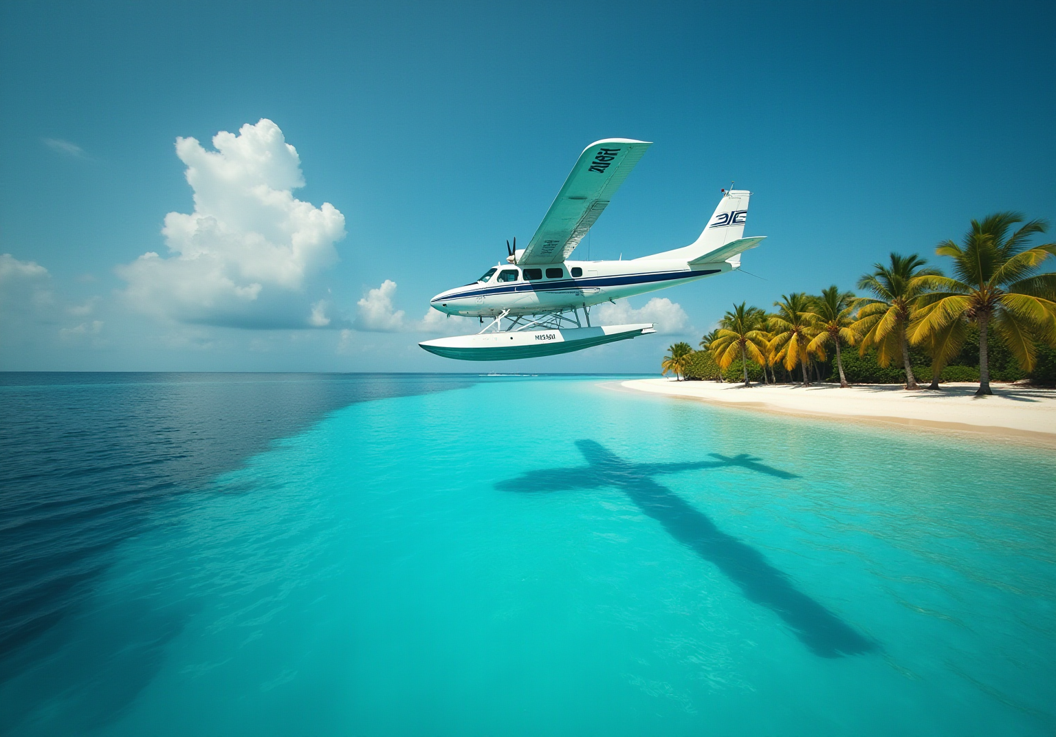 Seaplane Adventure Over the Maldives
