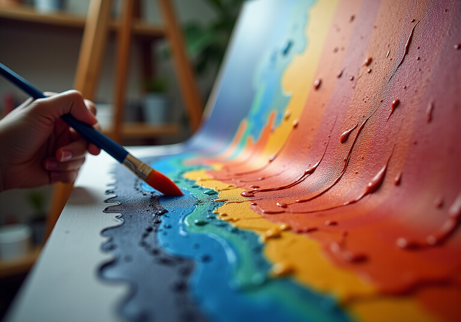 Layering Colors in Artistic Creation Layering Colors in Artistic Creation