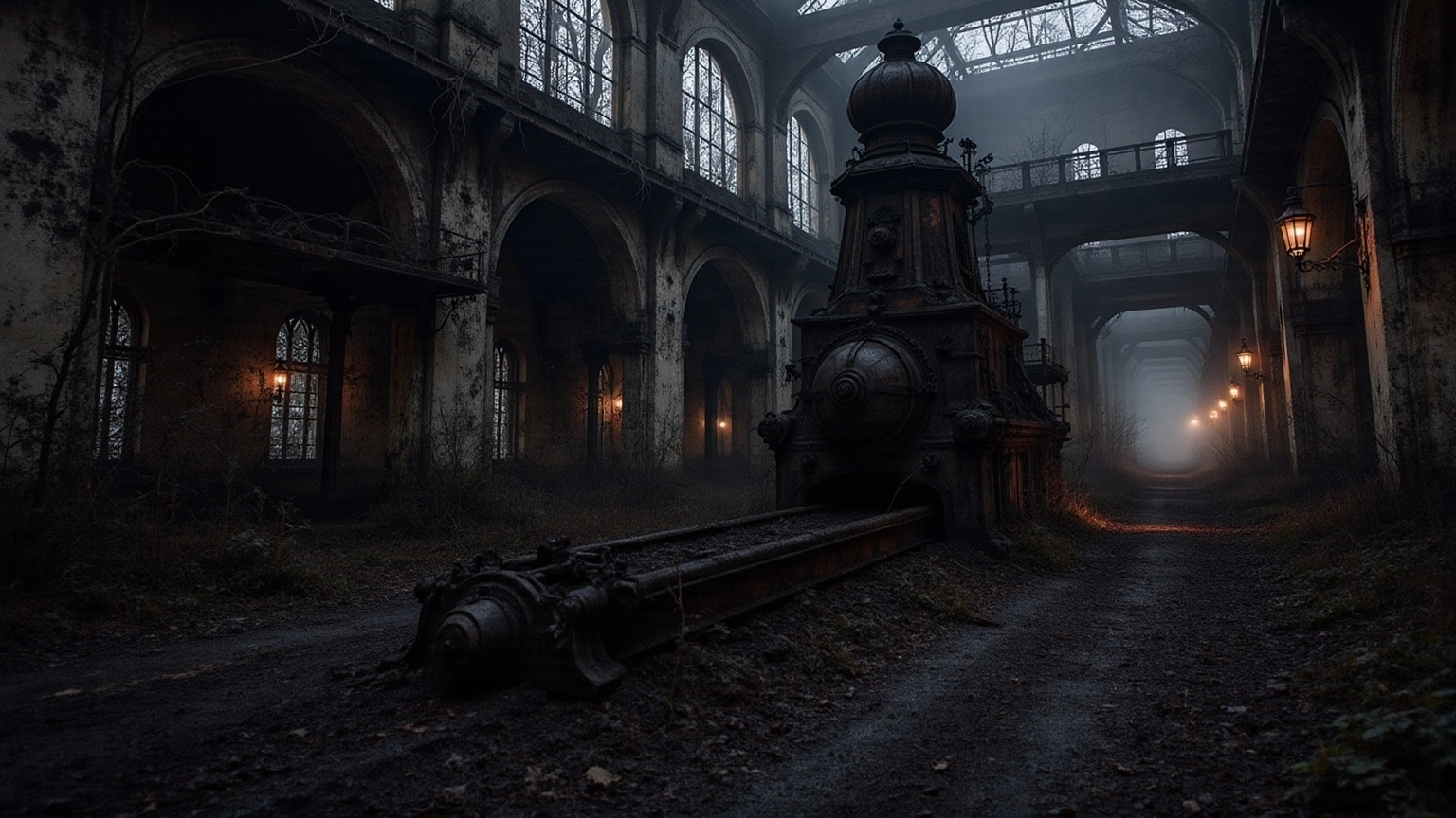 Ghostly Remnants of the Huber Breaker
