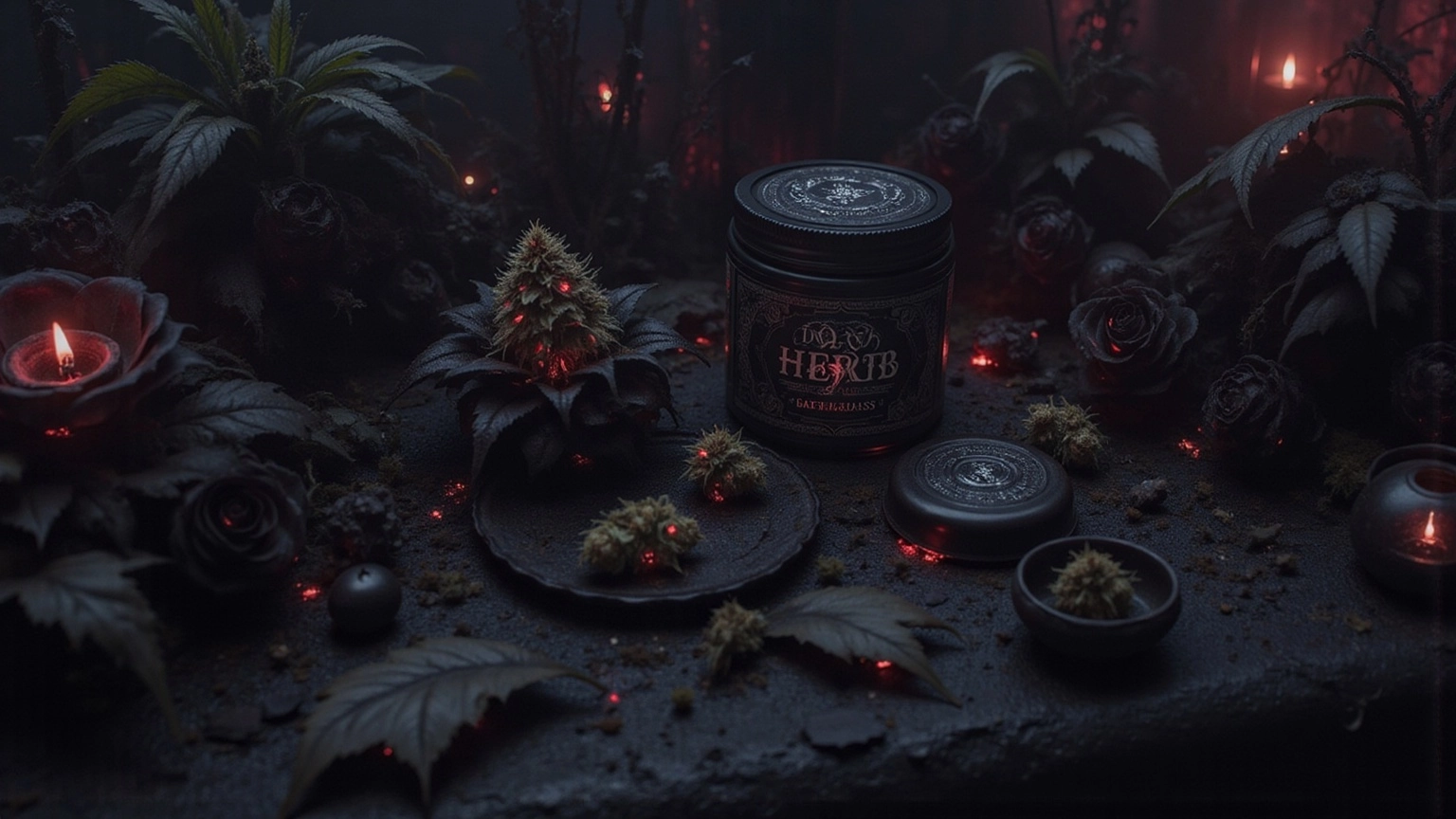 Goth Aesthetics in Cannabis Culture