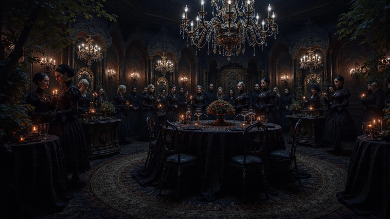 Gothic Elegance at Cannabis Expo
