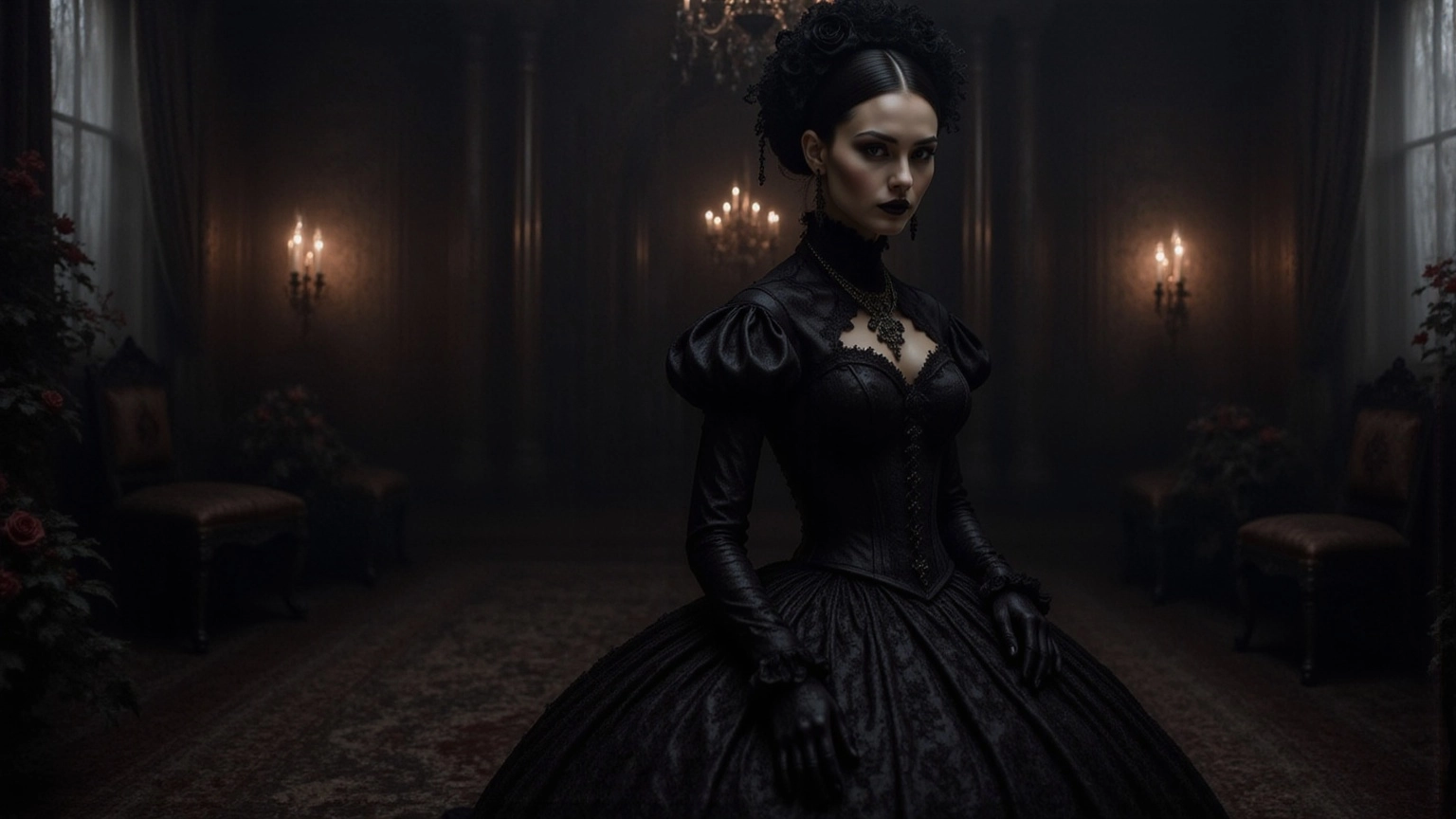 Gothic Elegance at Prom