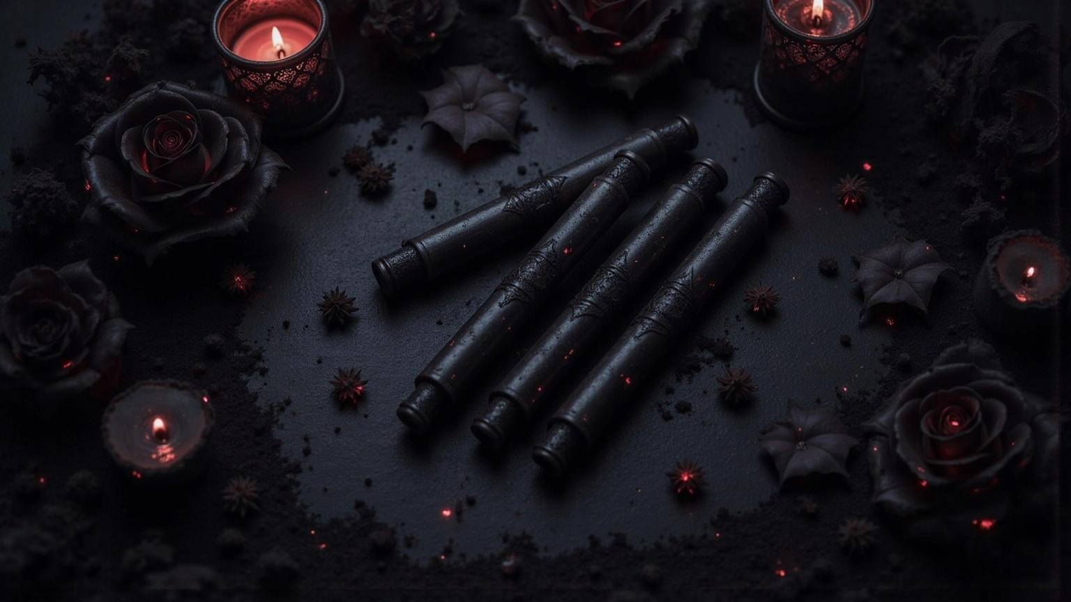 Gothic Elegance: Darc Arts THCA Pre-Rolls