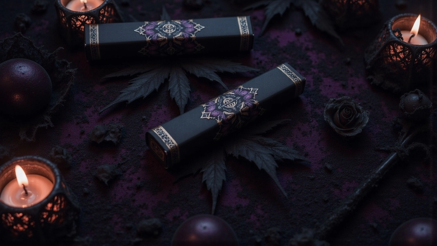 Gothic Elegance: Darc Arts THCA Pre-Rolls