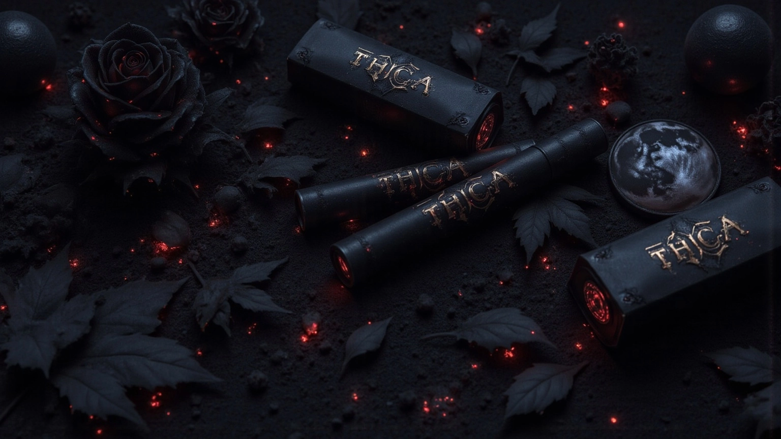Gothic Elegance in Cannabis Branding