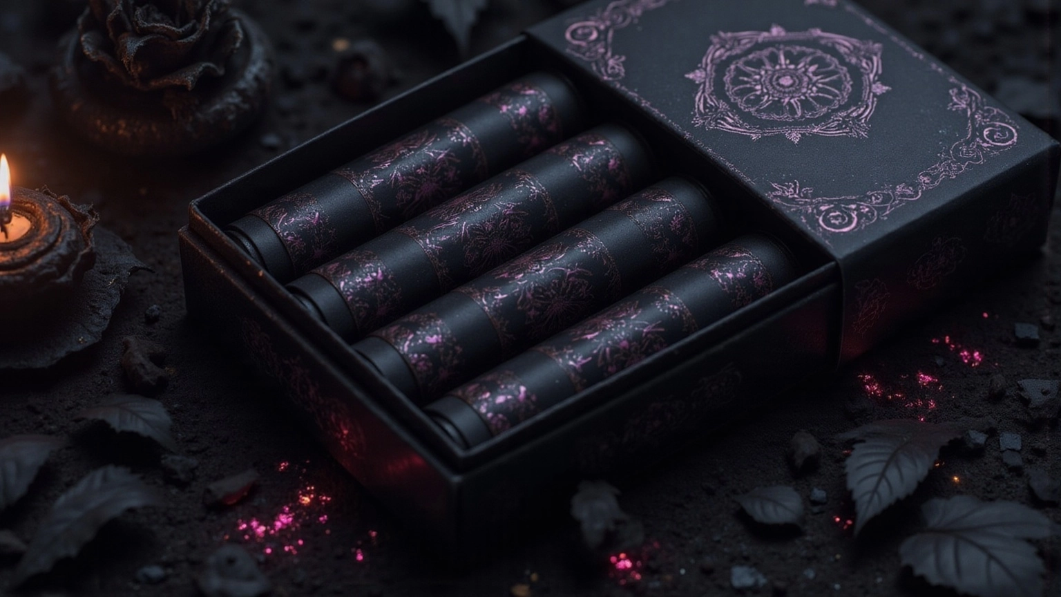 Gothic Elegance in Cannabis Culture