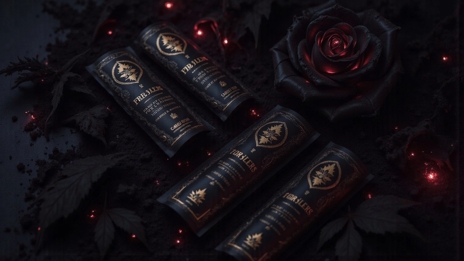 Gothic Elegance in Cannabis Experience