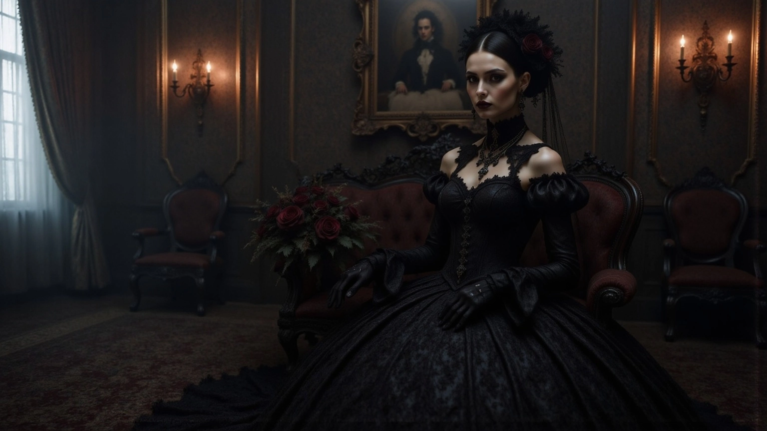 Gothic Elegance in Prom Fashion