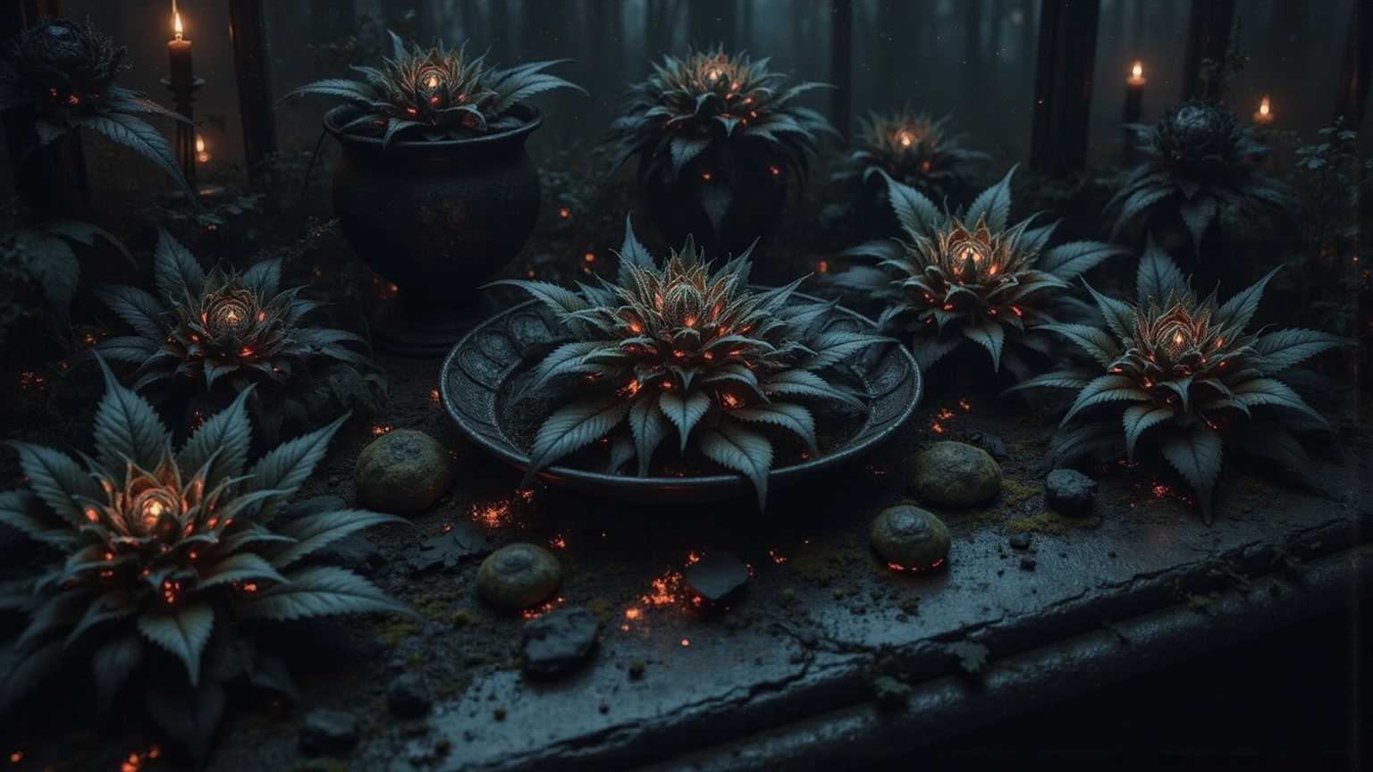 Gothic Elegance in THCA Flower Market