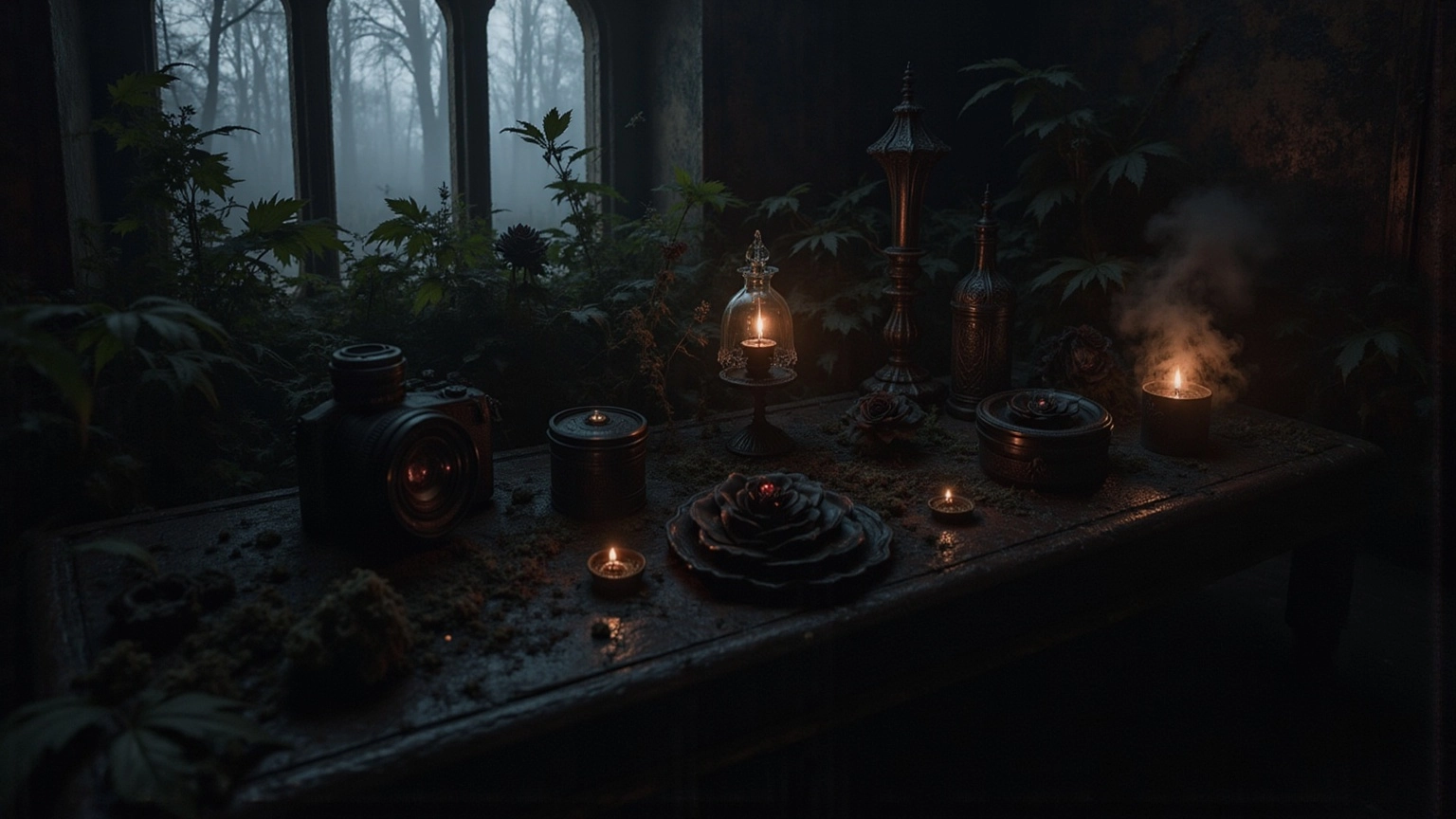 Gothic Elegance in the Mystical Night