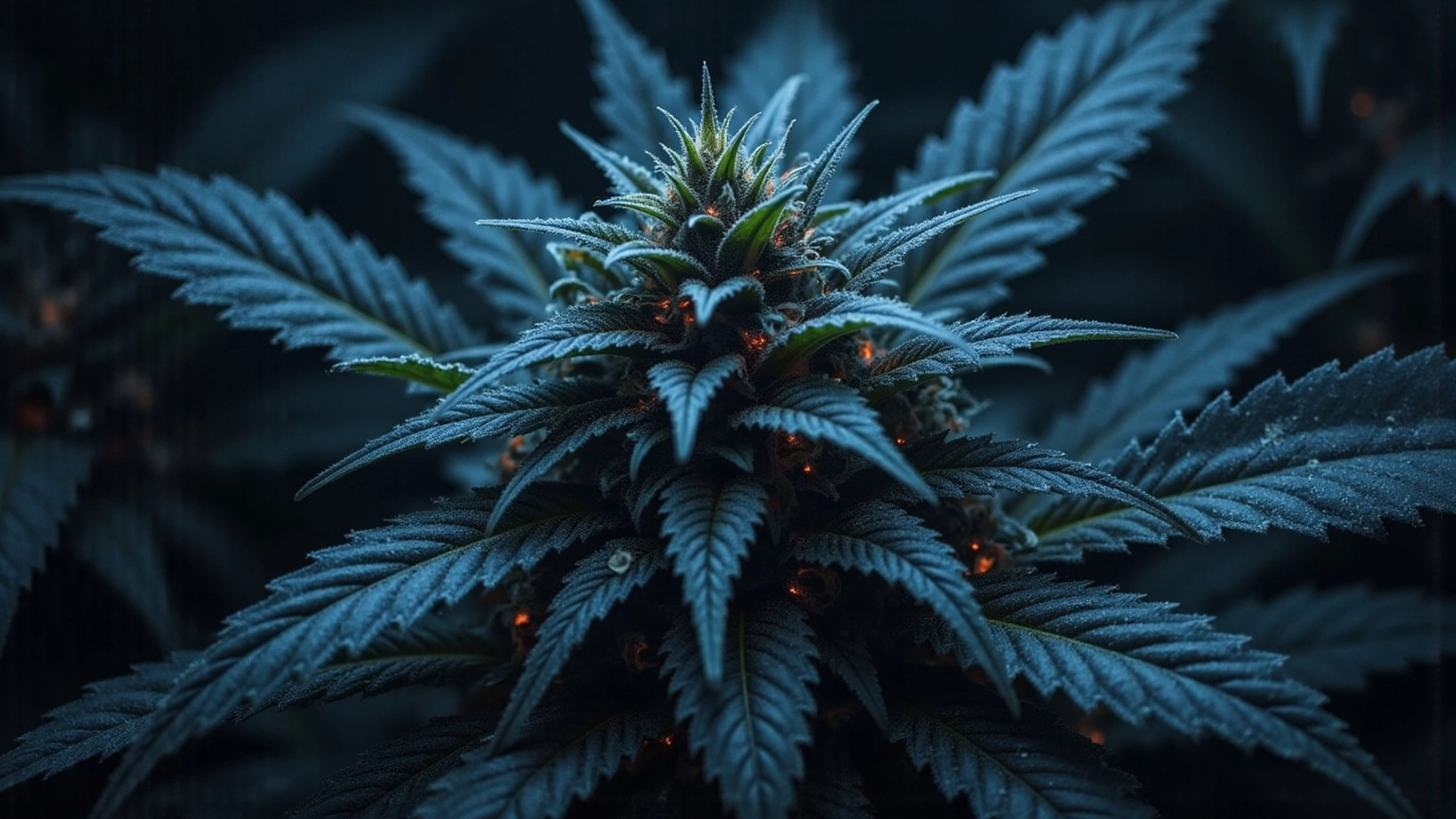 Gothic Elegance of Blue Dream THCA Flower