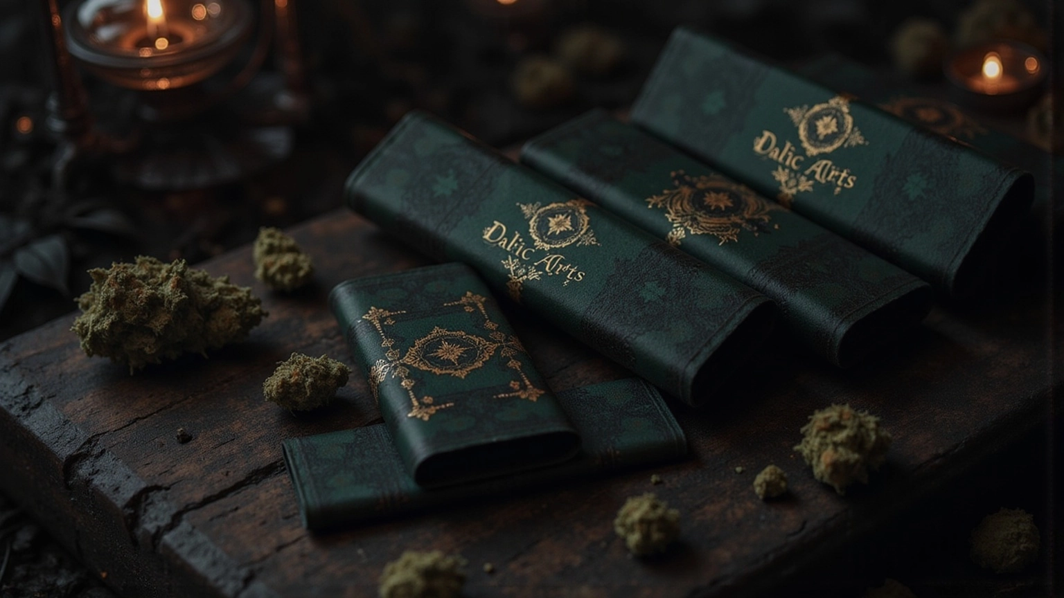 Gothic Elegance of Darc Arts Cannabis Pre-Rolls