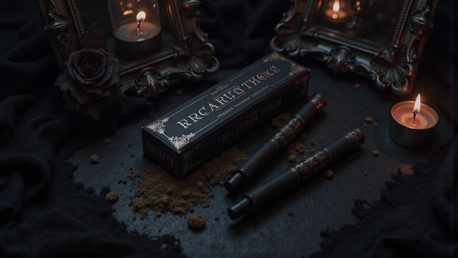 Gothic Elegance of Darc Arts THCA Pre-Rolls