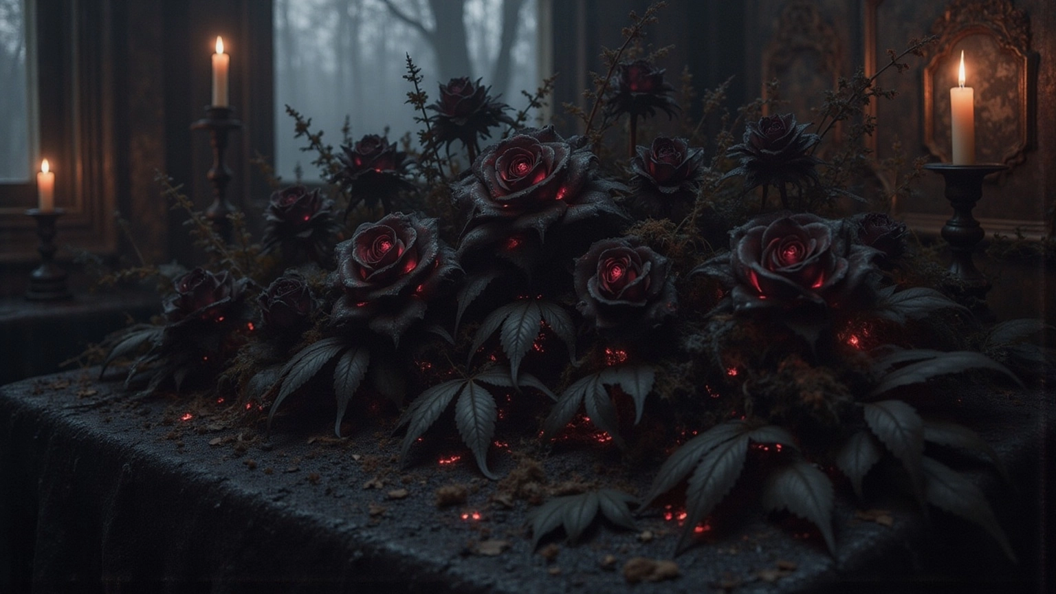 Gothic Elegance of THCA Flowers