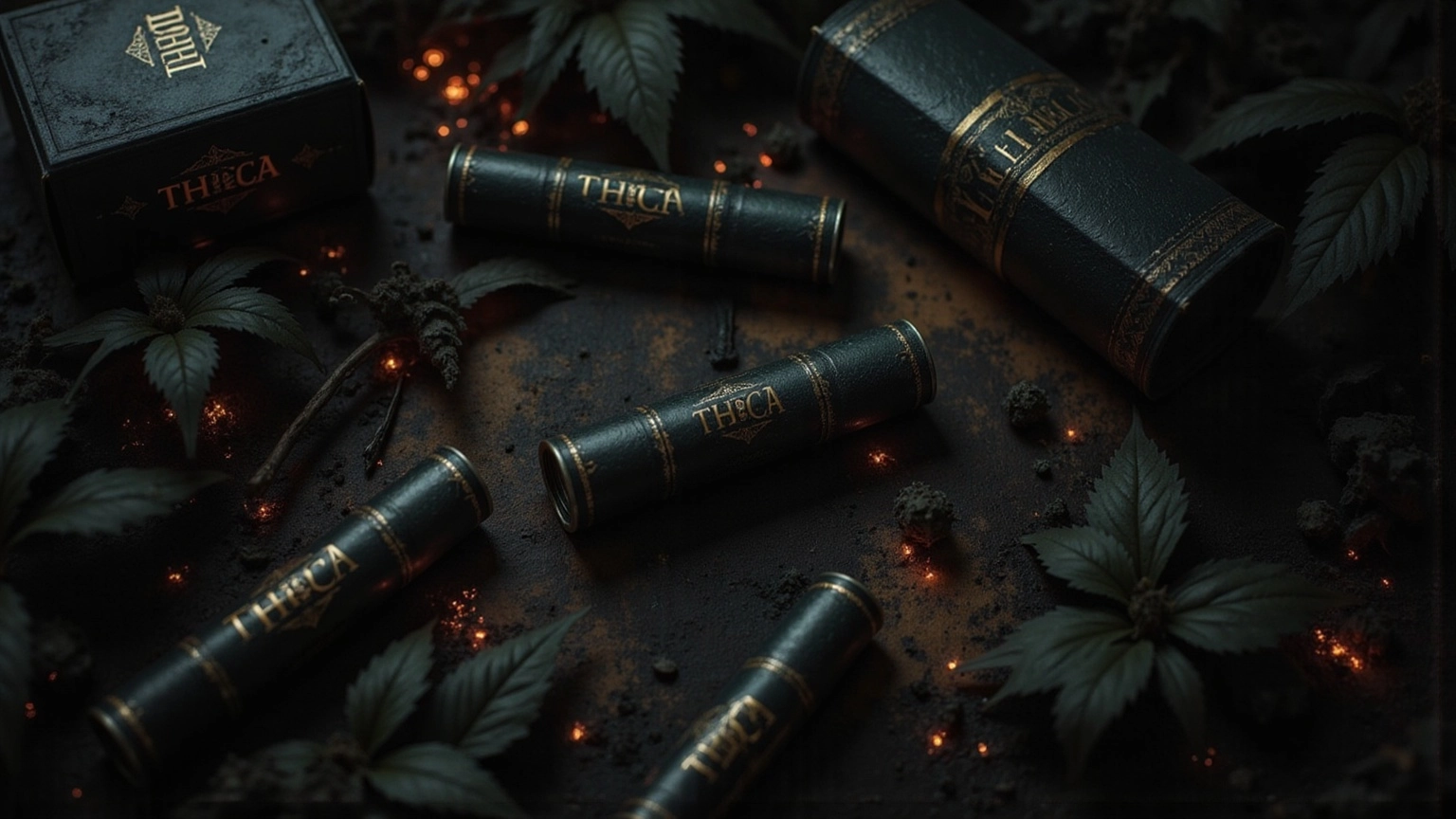 Gothic Elegance of THCA Pre-Rolls