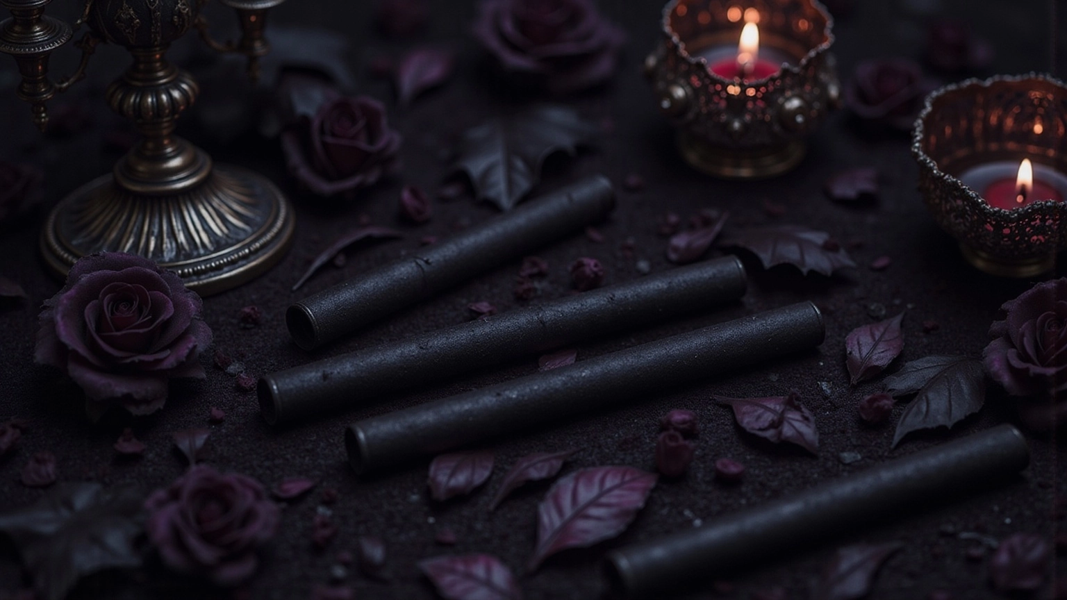 Gothic Elegance: Premium THCA Pre-Rolls