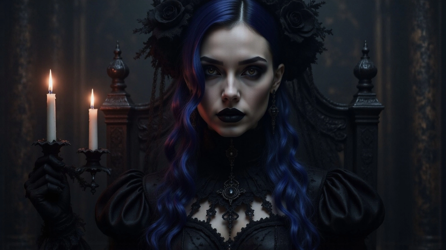 Gothic Elegance: THCA-Inspired Hair Colors
