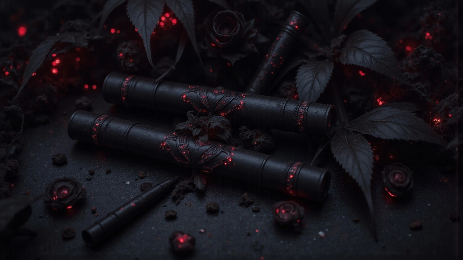 Gothic Elegance: THCA Pre-Rolls by Darc Arts