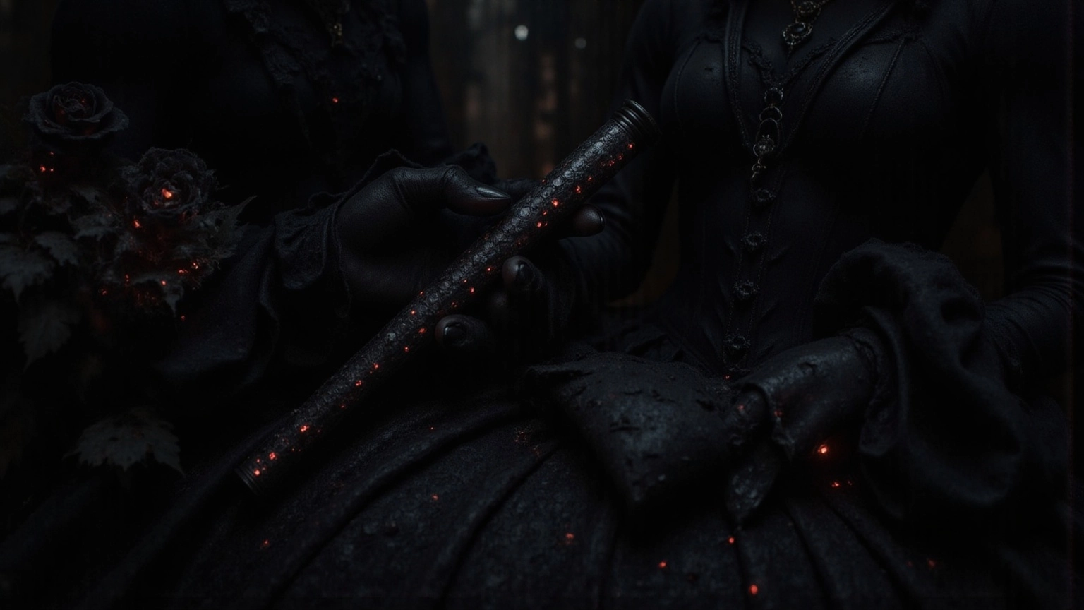 Gothic Elegance with THCA Pre-Rolls